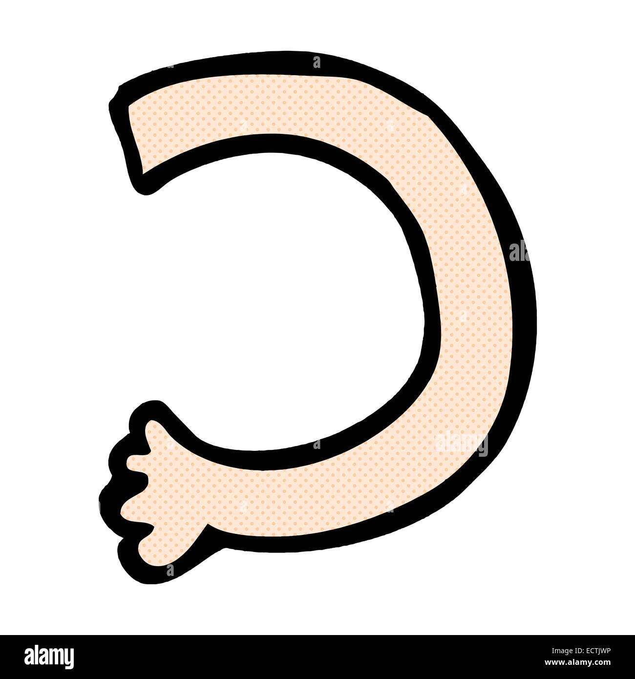 retro comic book style cartoon arm Stock Vector Image & Art - Alamy