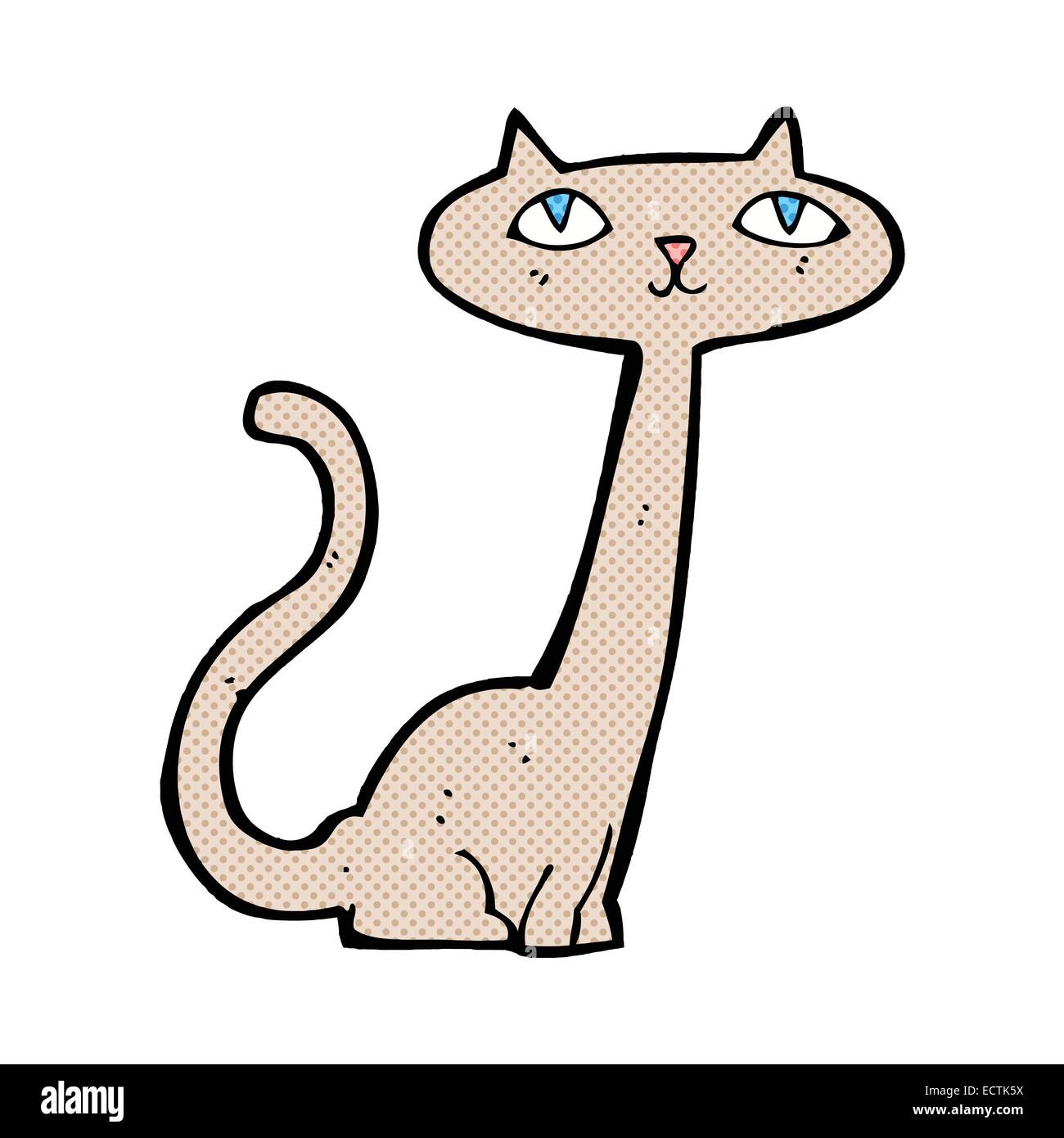 retro comic book style cartoon cat Stock Vector Image & Art - Alamy