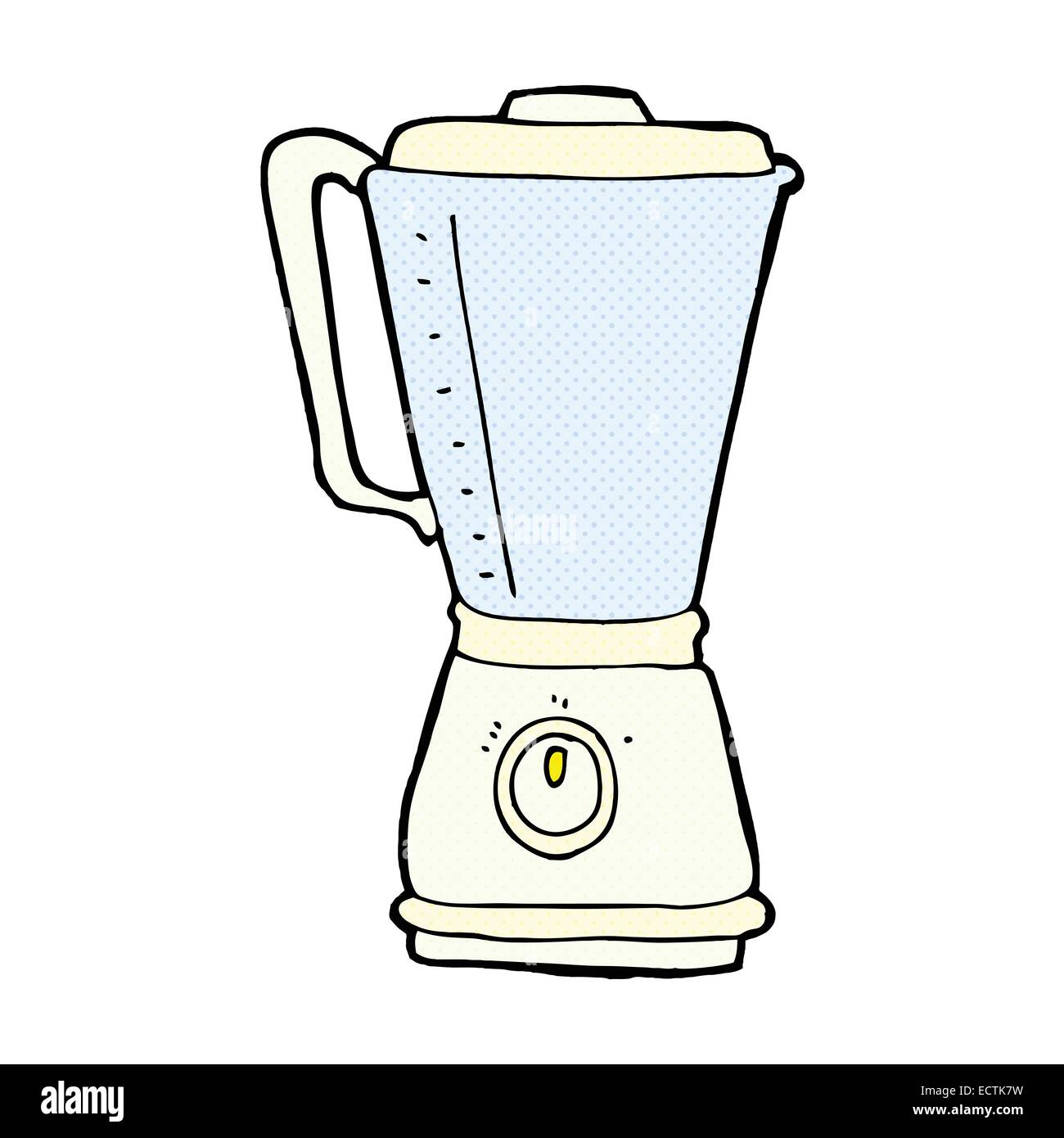 retro comic book style cartoon kitchen blender Stock Vector Image & Art ...