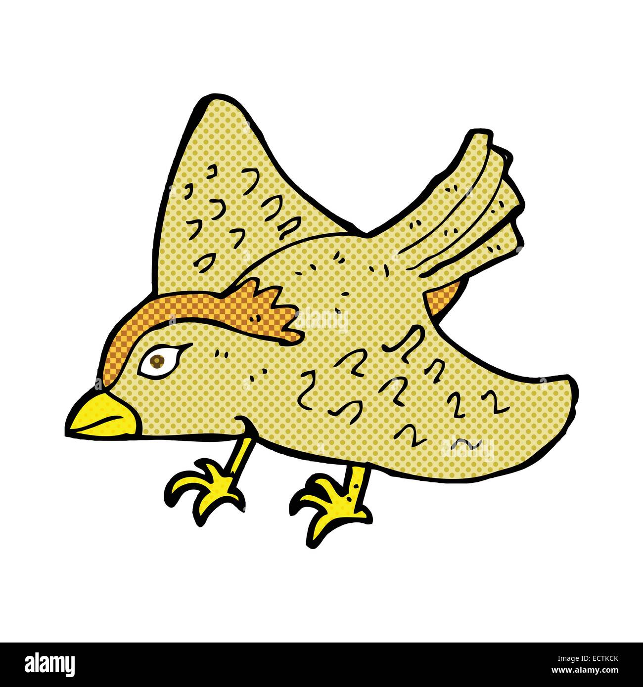 retro comic book style cartoon garden bird Stock Vector Image & Art - Alamy