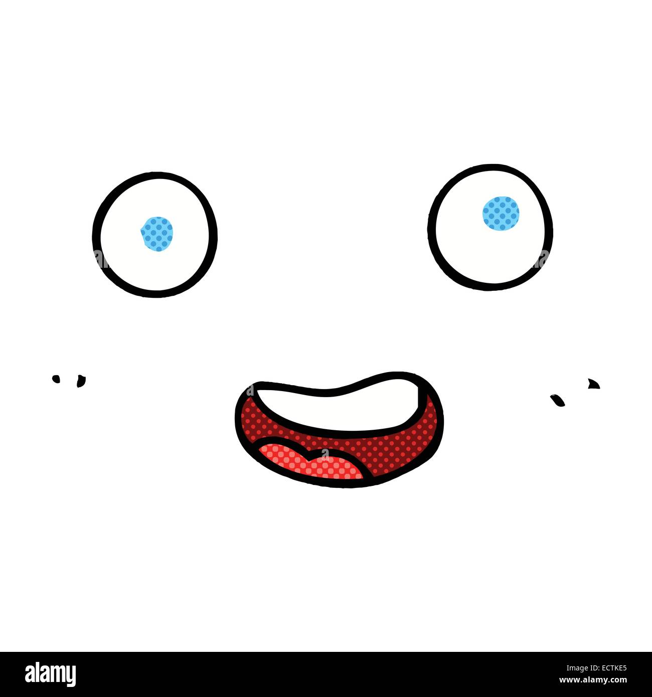 retro comic book style cartoon face Stock Vector Image & Art - Alamy
