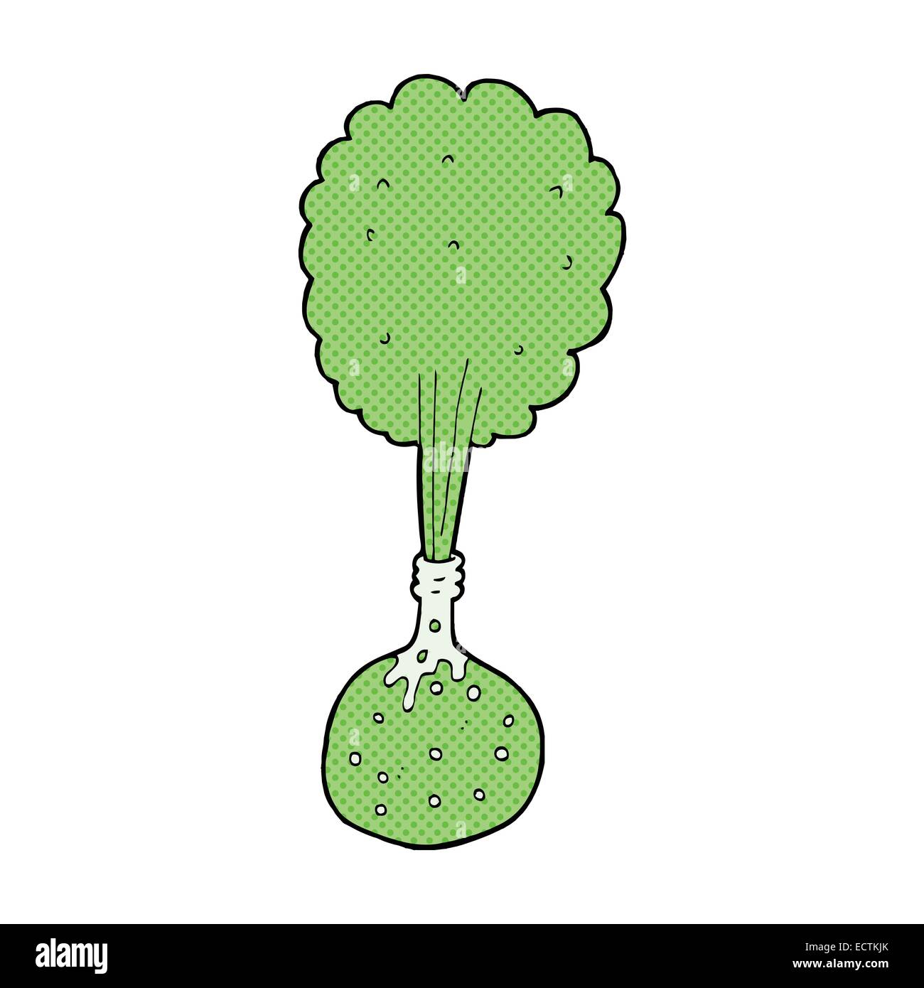 retro comic book style cartoon science experiment Stock Vector Image ...