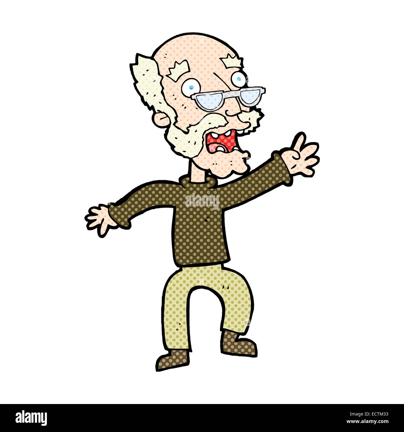 Concerned elderly Stock Vector Images - Alamy