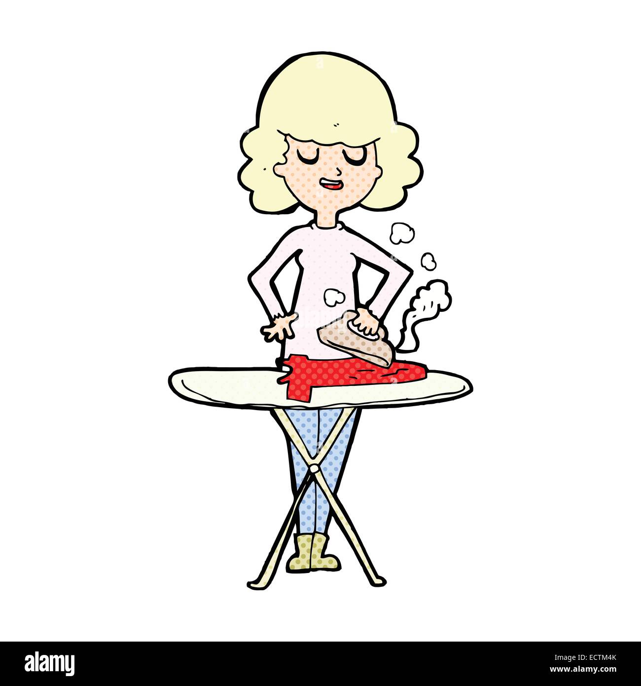 Ironing board funny Stock Vector Images - Alamy