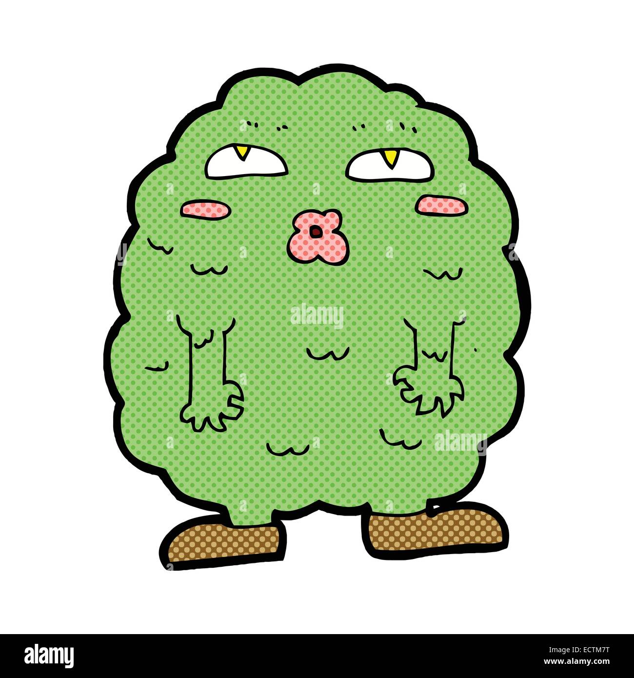 funny retro comic book style cartoon monster Stock Vector Image & Art ...