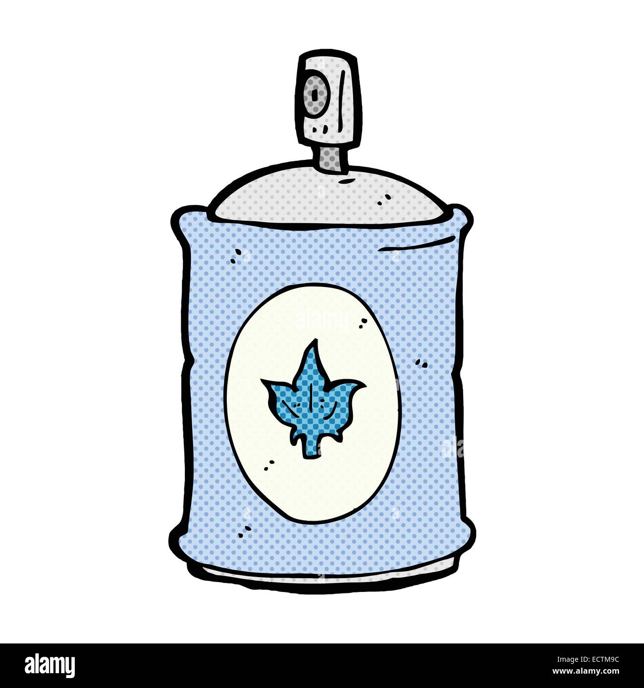 retro comic book style cartoon fragrance spray Stock Vector Image & Art ...