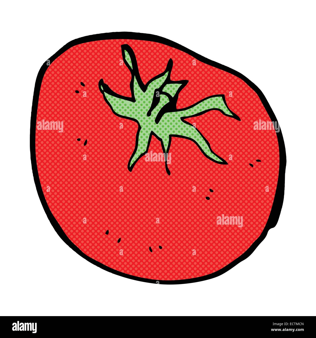 retro comic book style cartoon tomato Stock Vector Image & Art - Alamy