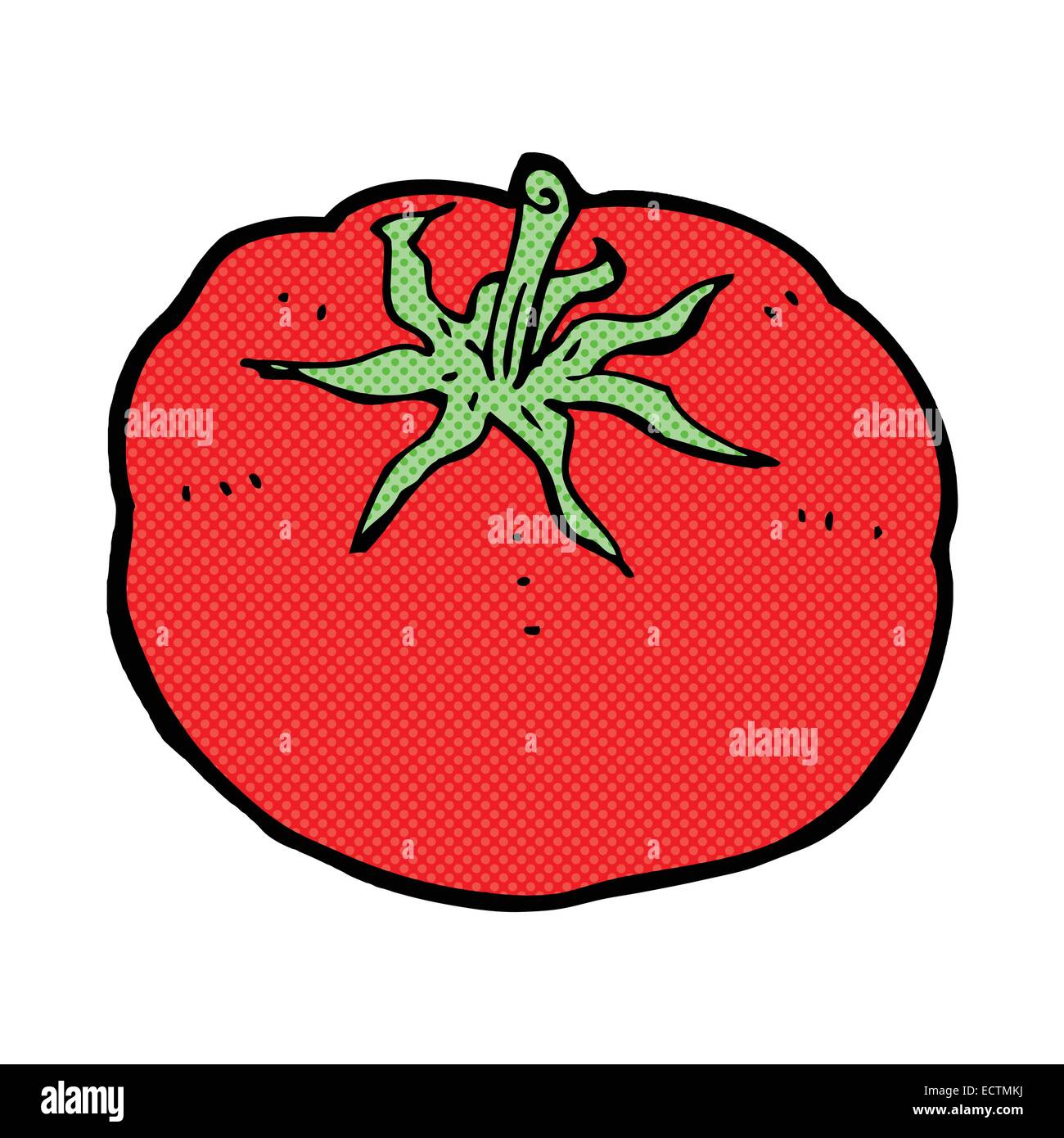 retro comic book style cartoon tomato Stock Vector Image & Art - Alamy