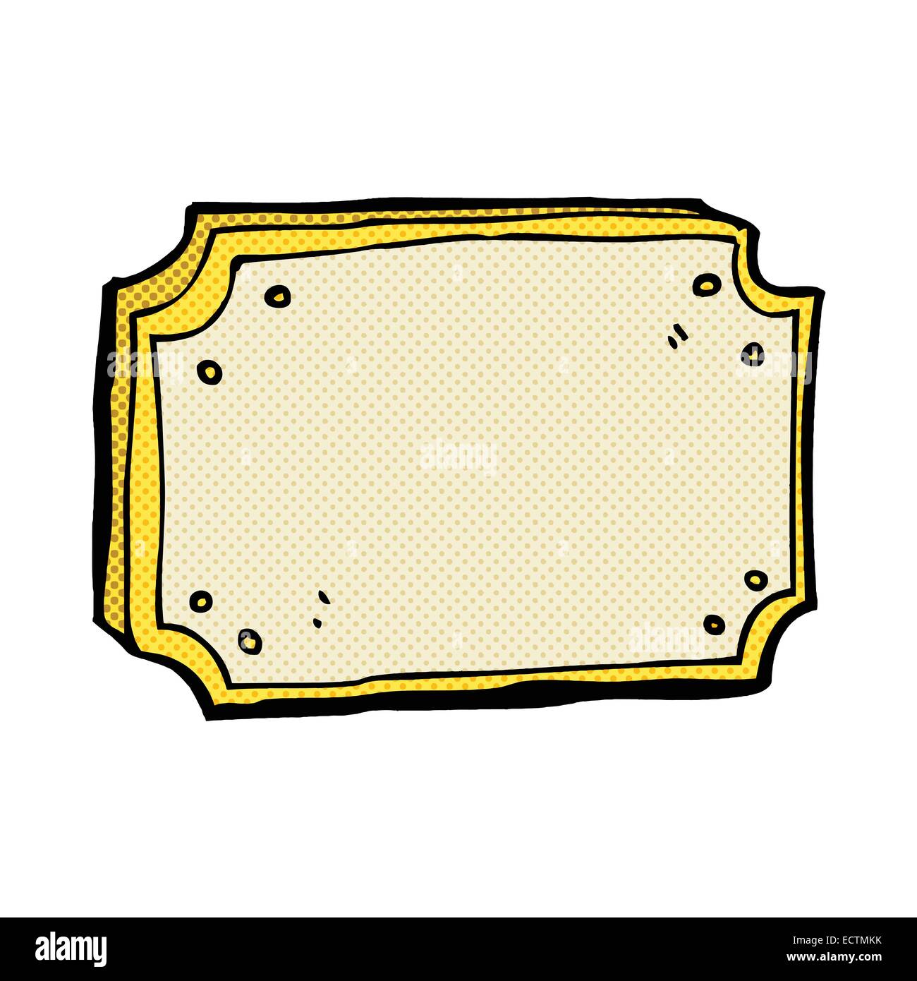 retro comic book style cartoon old sign Stock Vector Image & Art - Alamy