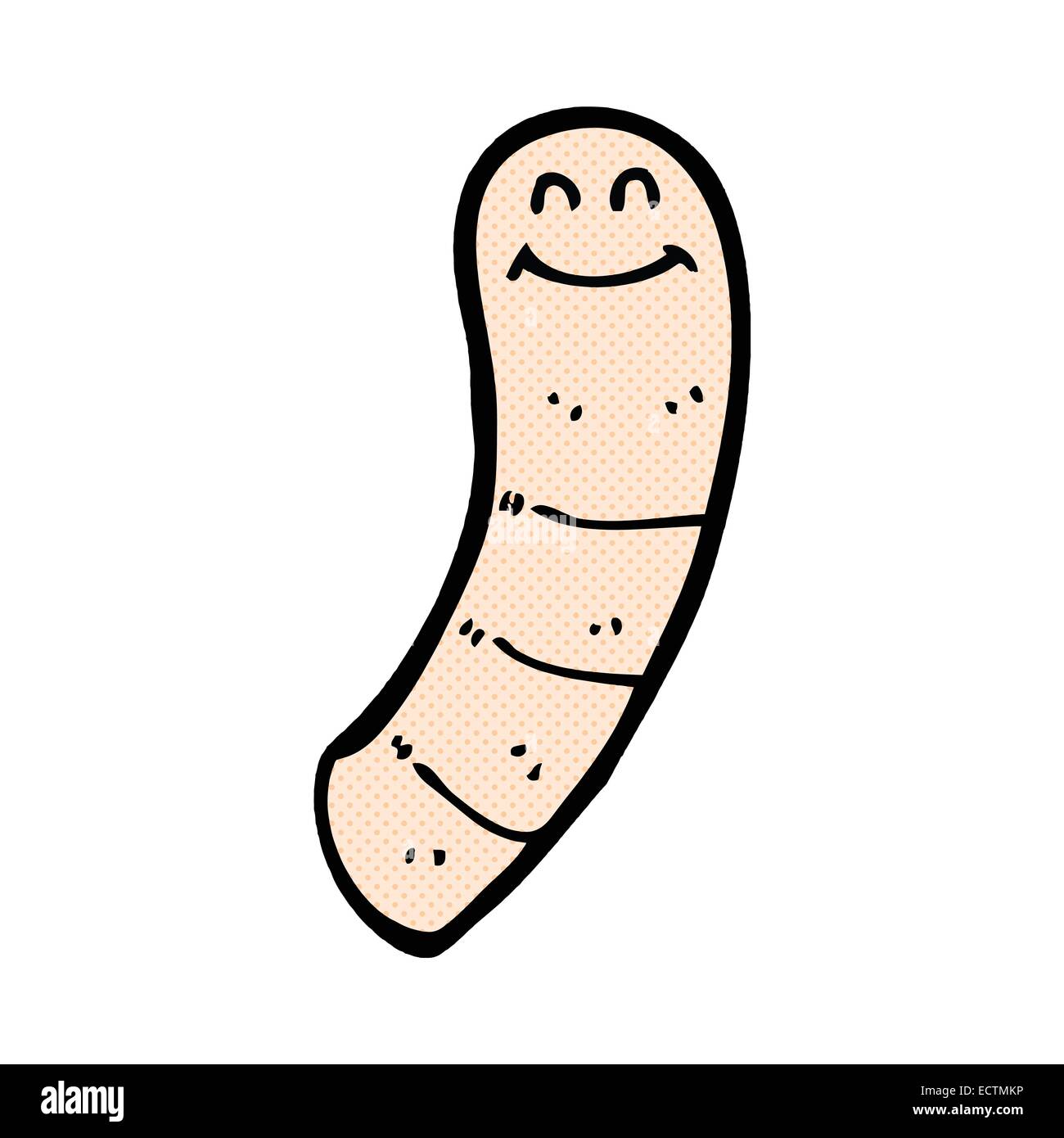 retro comic book style cartoon worm Stock Vector Image & Art - Alamy