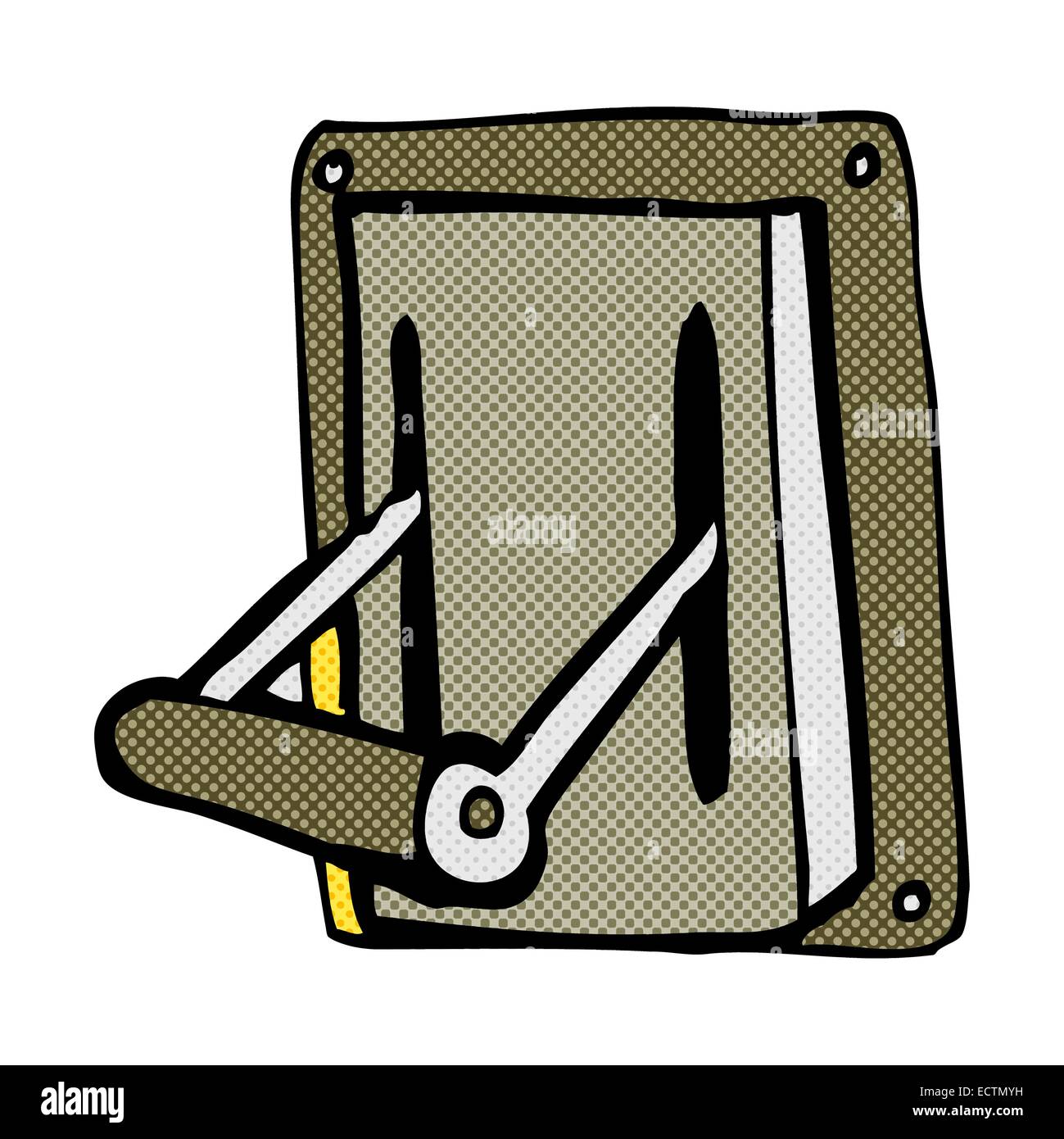 Cartoon industrial machine lever hi-res stock photography and images ...