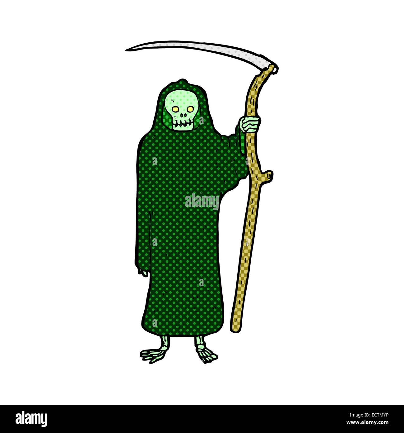 death retro comic book style cartoon Stock Vector Image & Art - Alamy