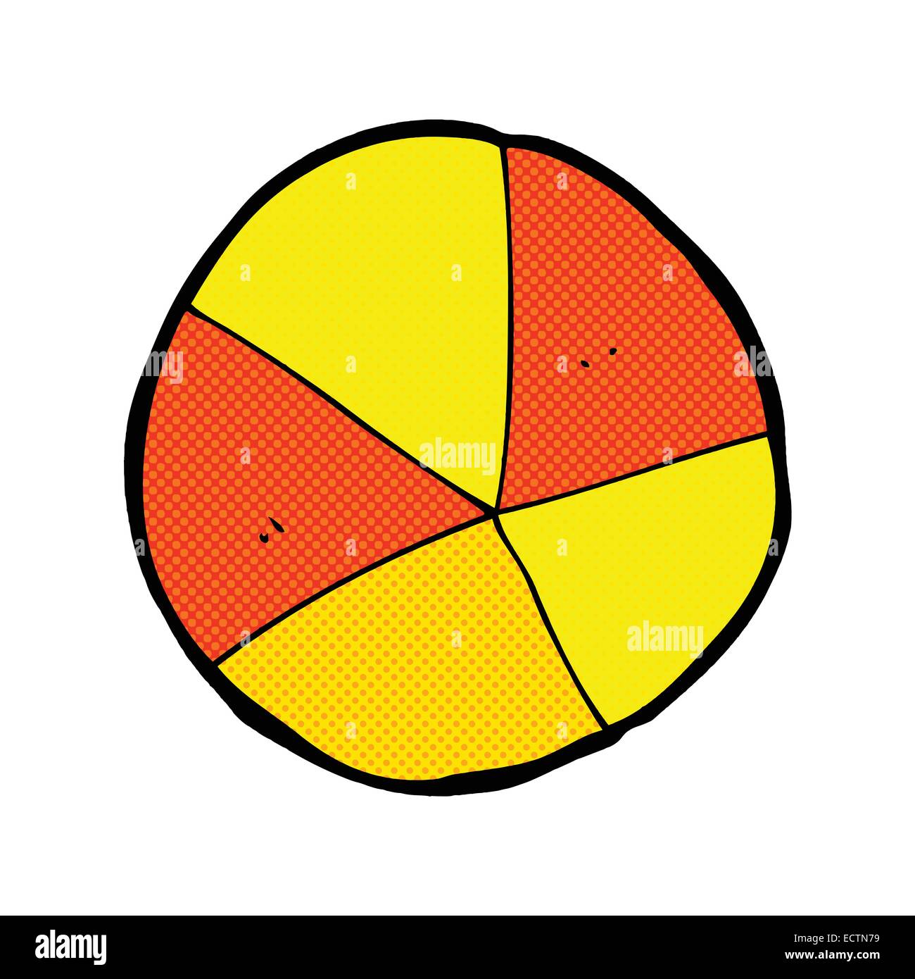 retro comic book style cartoon ball Stock Vector Image & Art - Alamy