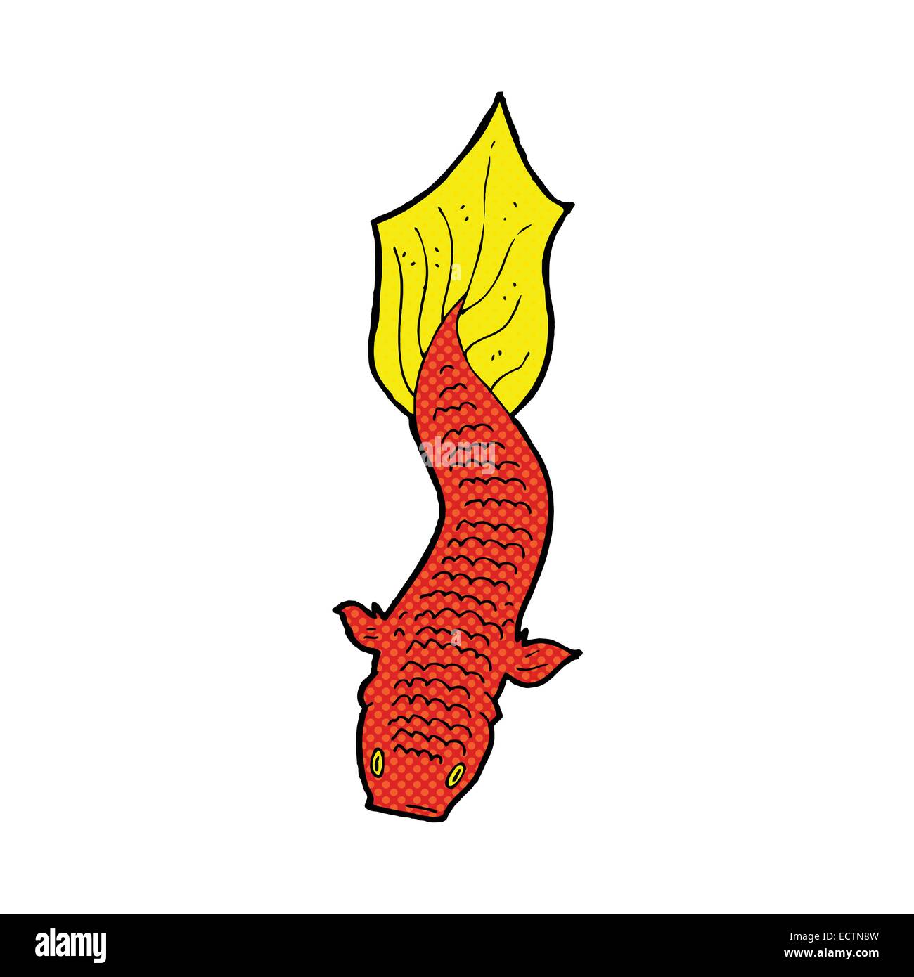 retro comic book style cartoon fish Stock Vector Image & Art - Alamy