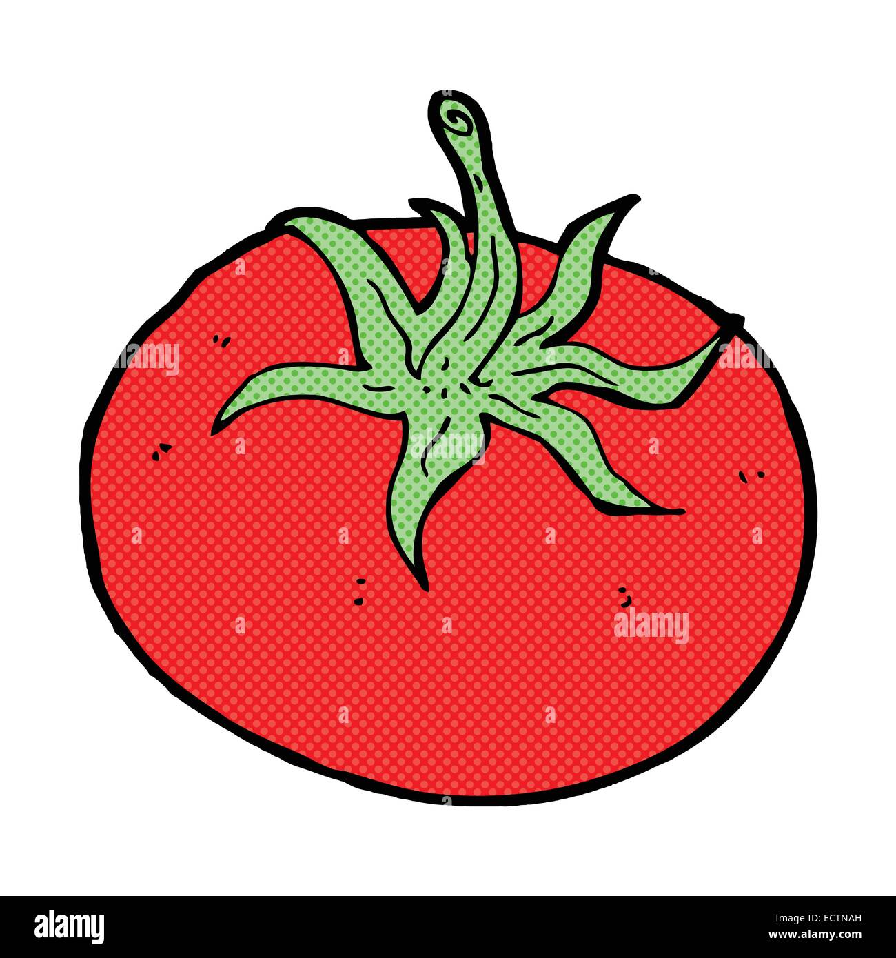 retro comic book style cartoon tomato Stock Vector Image & Art - Alamy