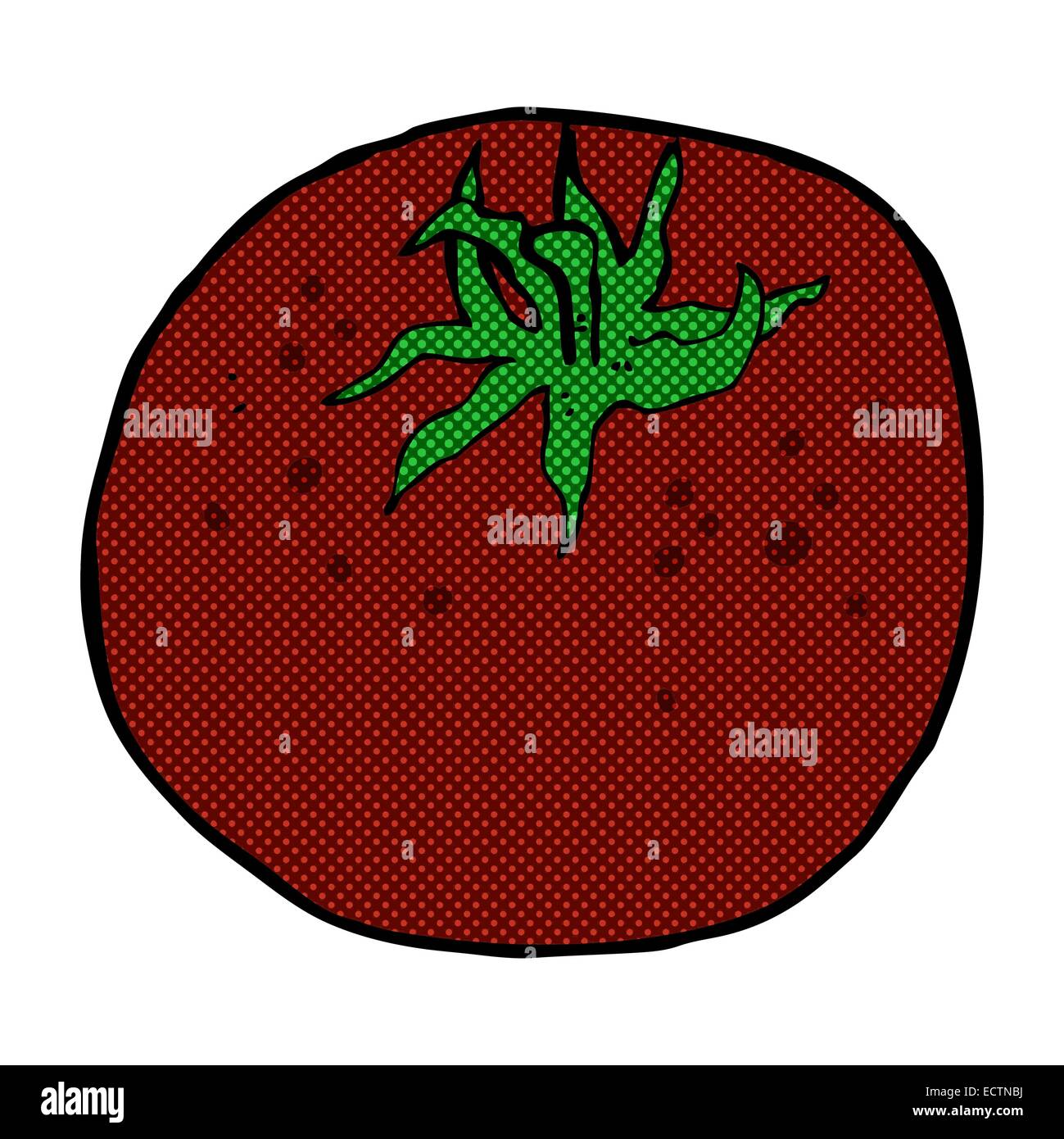 retro comic book style cartoon tomato Stock Vector Image & Art - Alamy