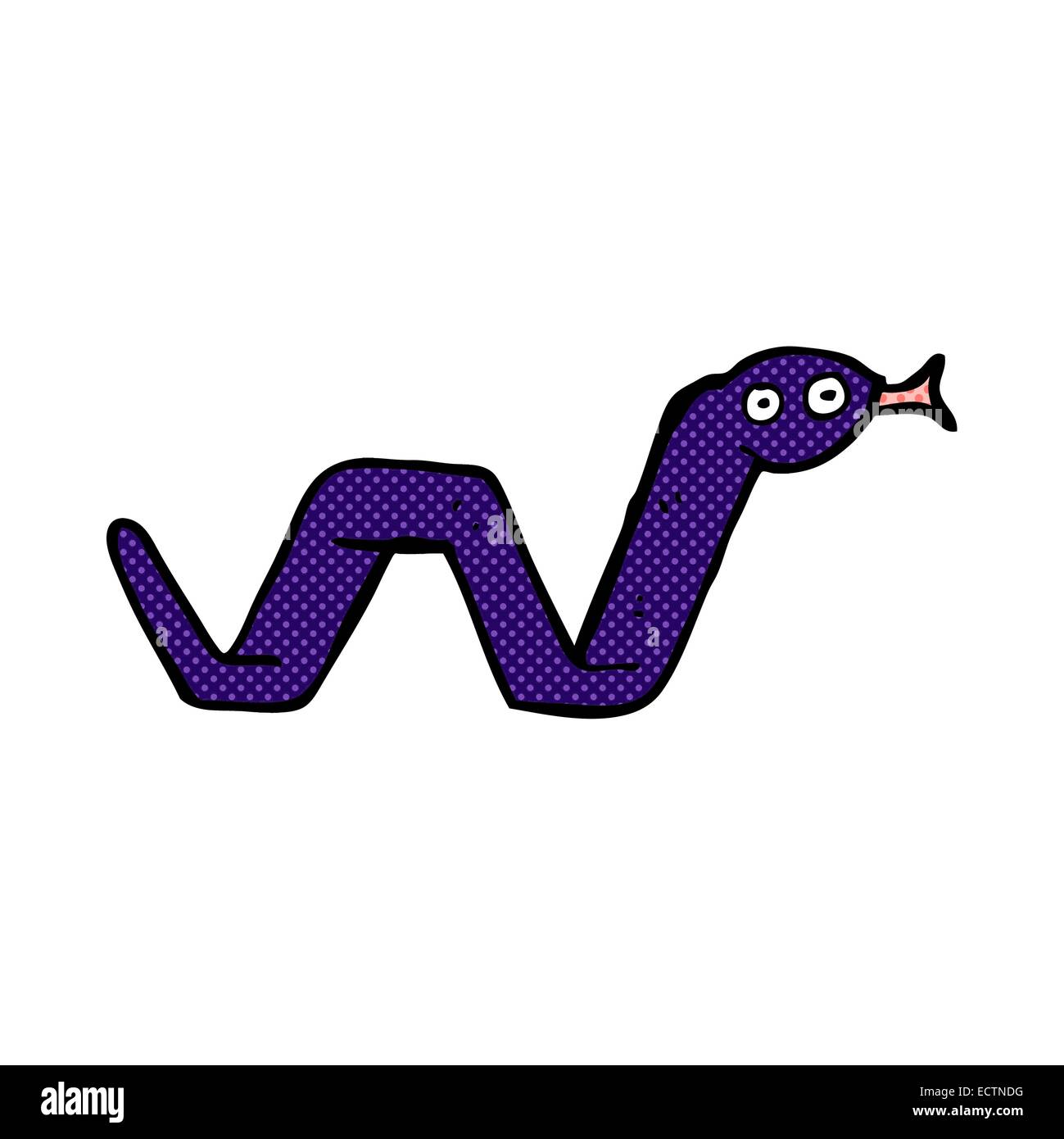 funny retro comic book style cartoon snake Stock Vector Image & Art - Alamy