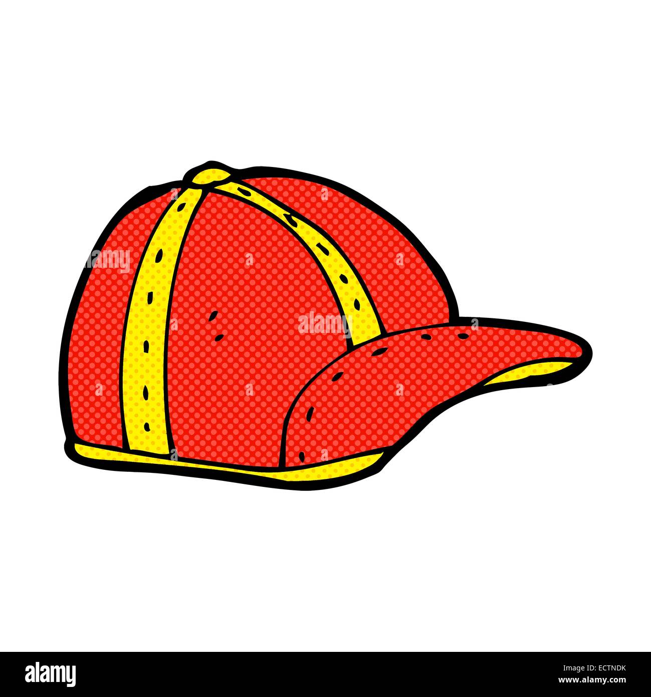 Cartoon old school cap Cut Out Stock Images & Pictures - Alamy