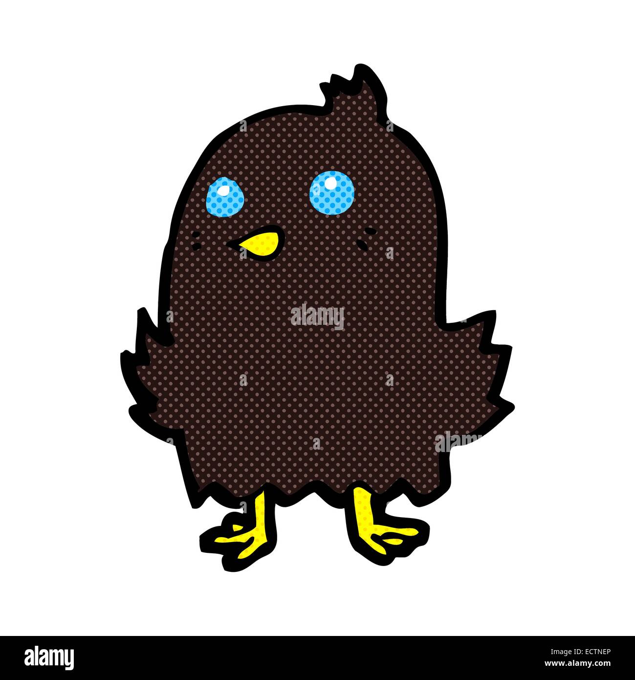 retro comic book style cartoon bird Stock Vector Image & Art - Alamy