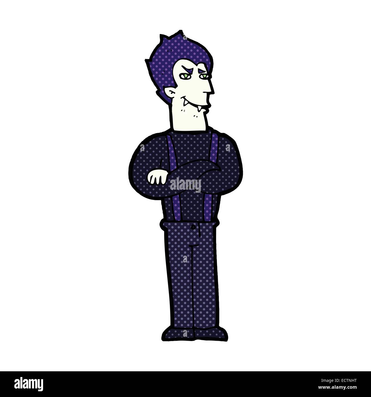 retro comic book style cartoon vampire Stock Vector Image & Art - Alamy