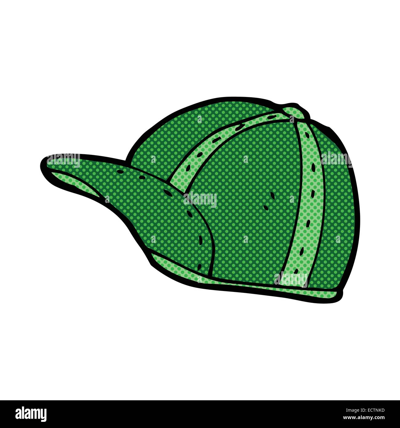 retro comic book style cartoon old school cap Stock Vector Image & Art ...