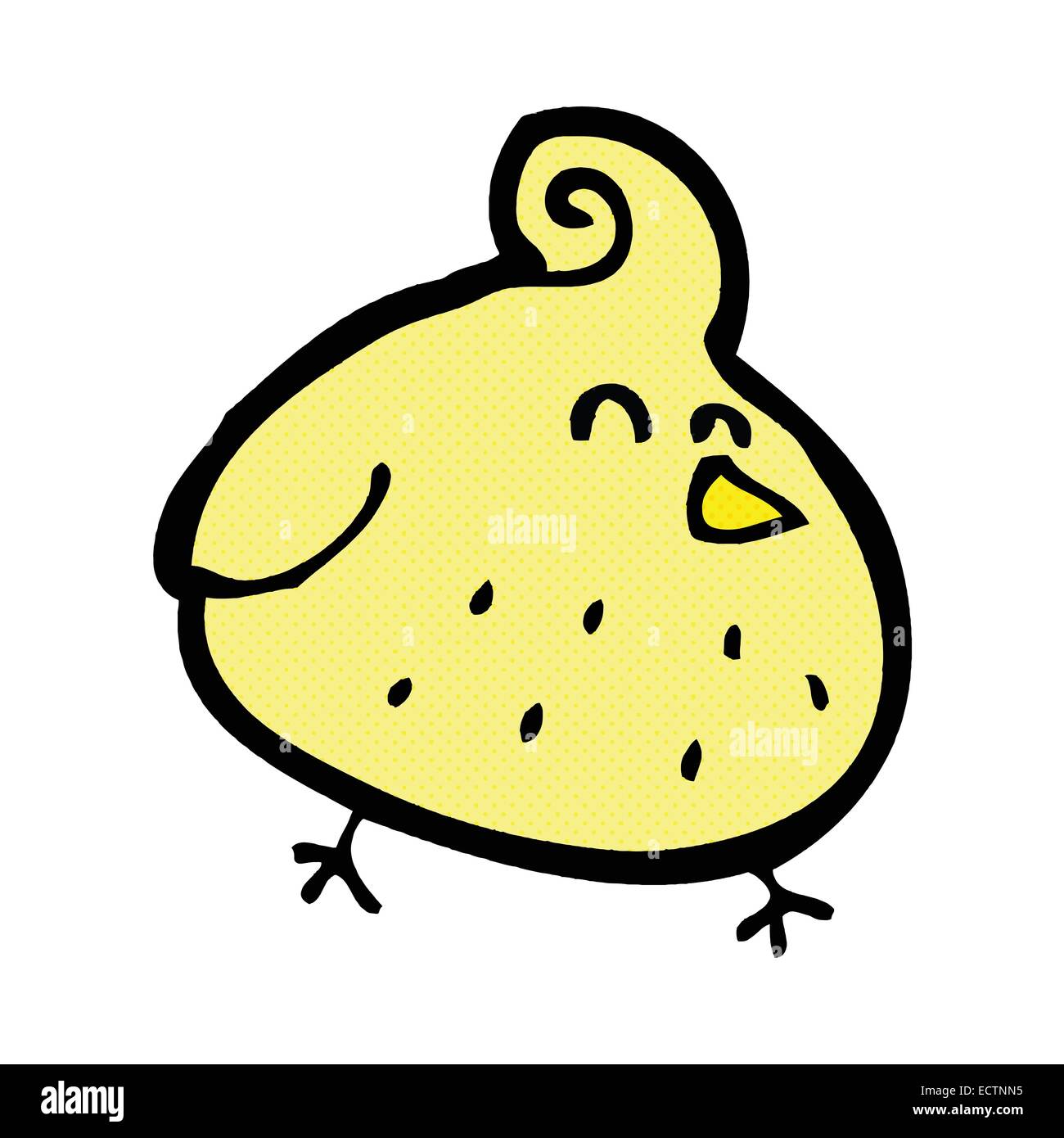 retro comic book style cartoon bird Stock Vector Image & Art - Alamy
