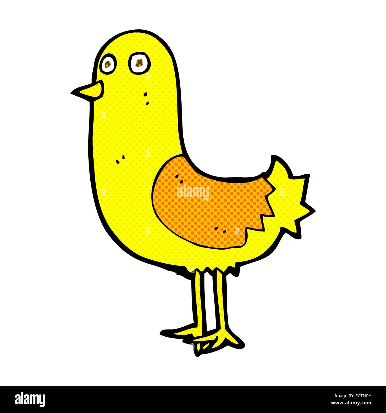retro comic book style cartoon bird Stock Vector Image & Art - Alamy