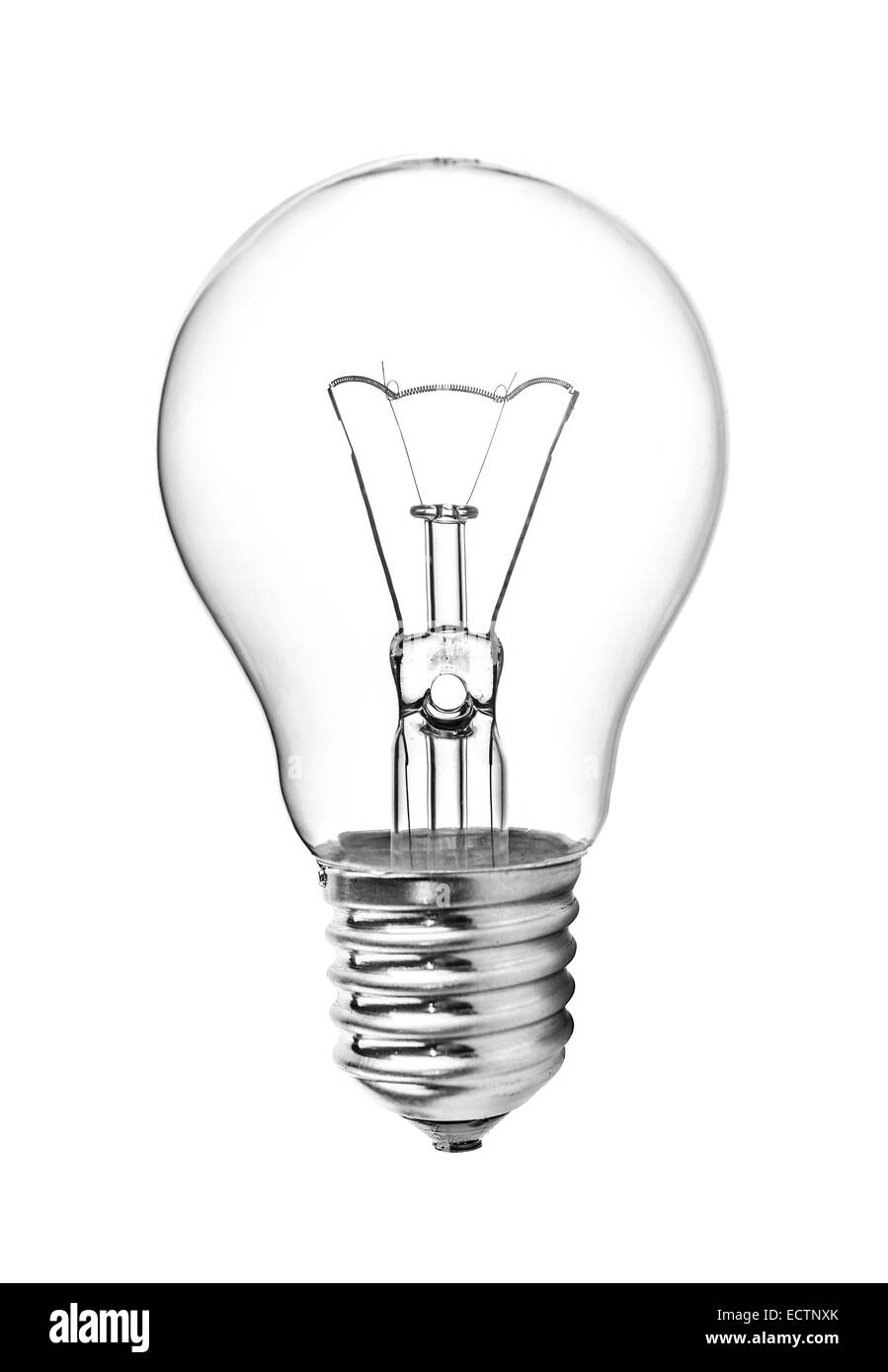 Idea glowing light bulb Black and White Stock Photos & Images - Alamy