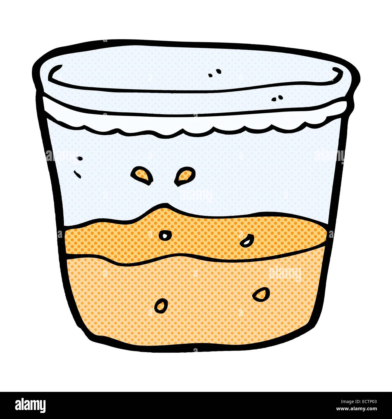 retro comic book style cartoon glass of rum Stock Vector Image & Art ...