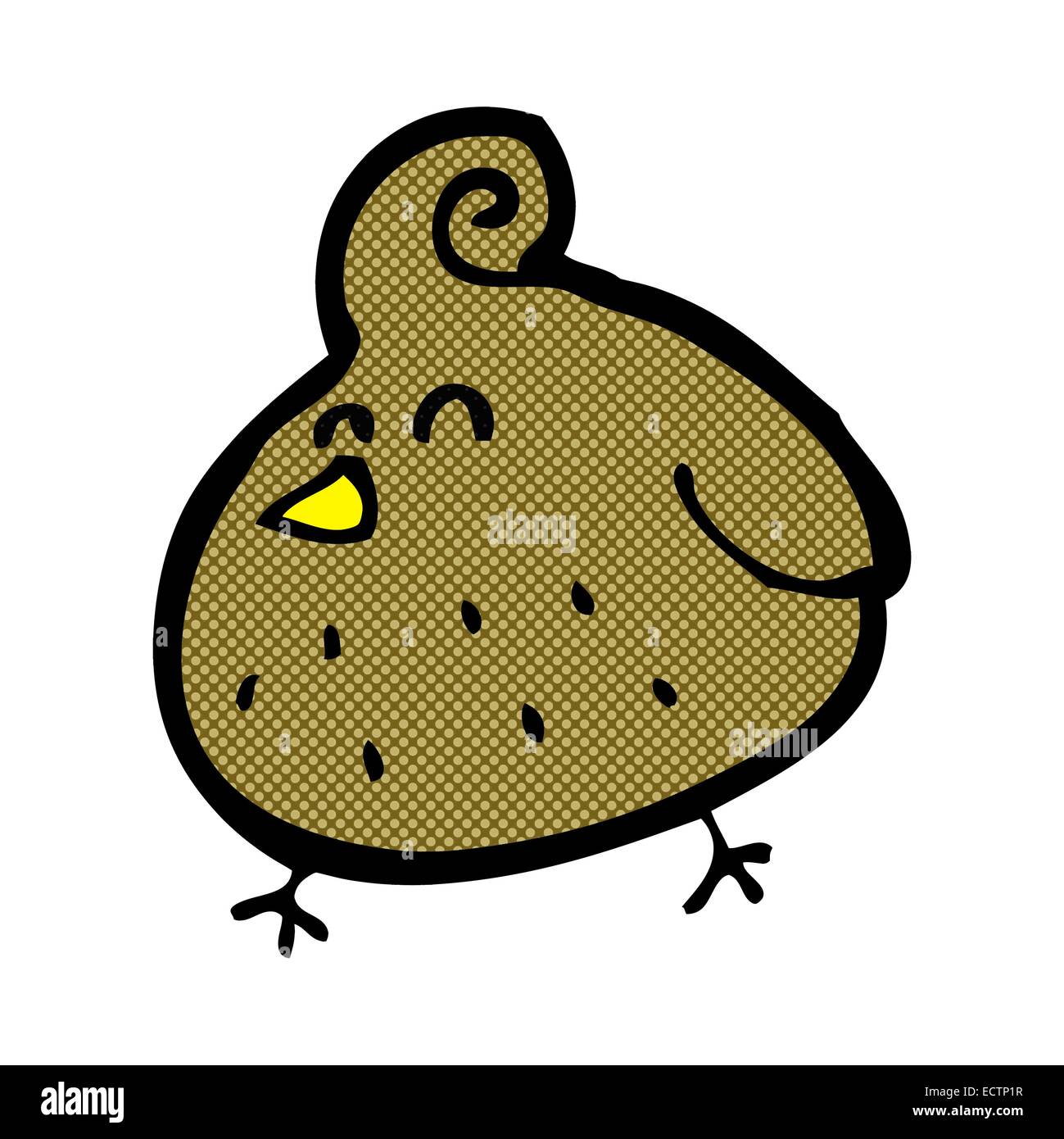 retro comic book style cartoon bird Stock Vector Image & Art - Alamy