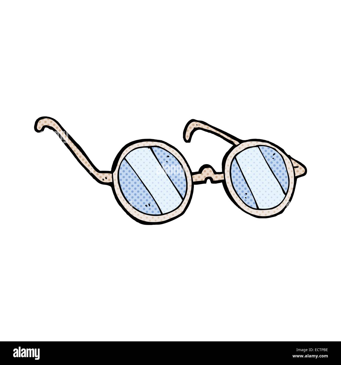 retro comic book style cartoon spectacles Stock Vector Image & Art - Alamy