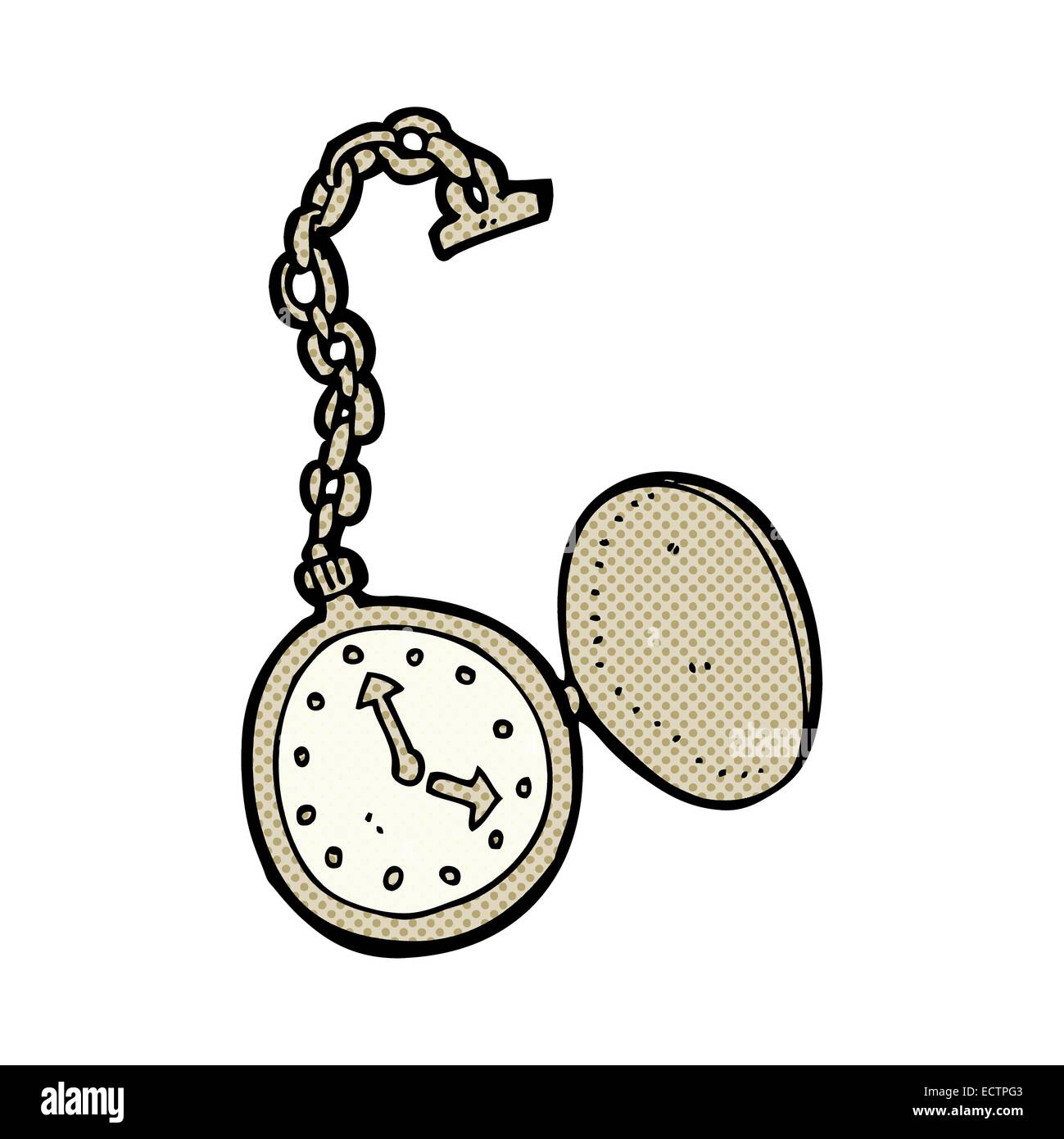 Pocket watch and book Stock Vector Images - Alamy
