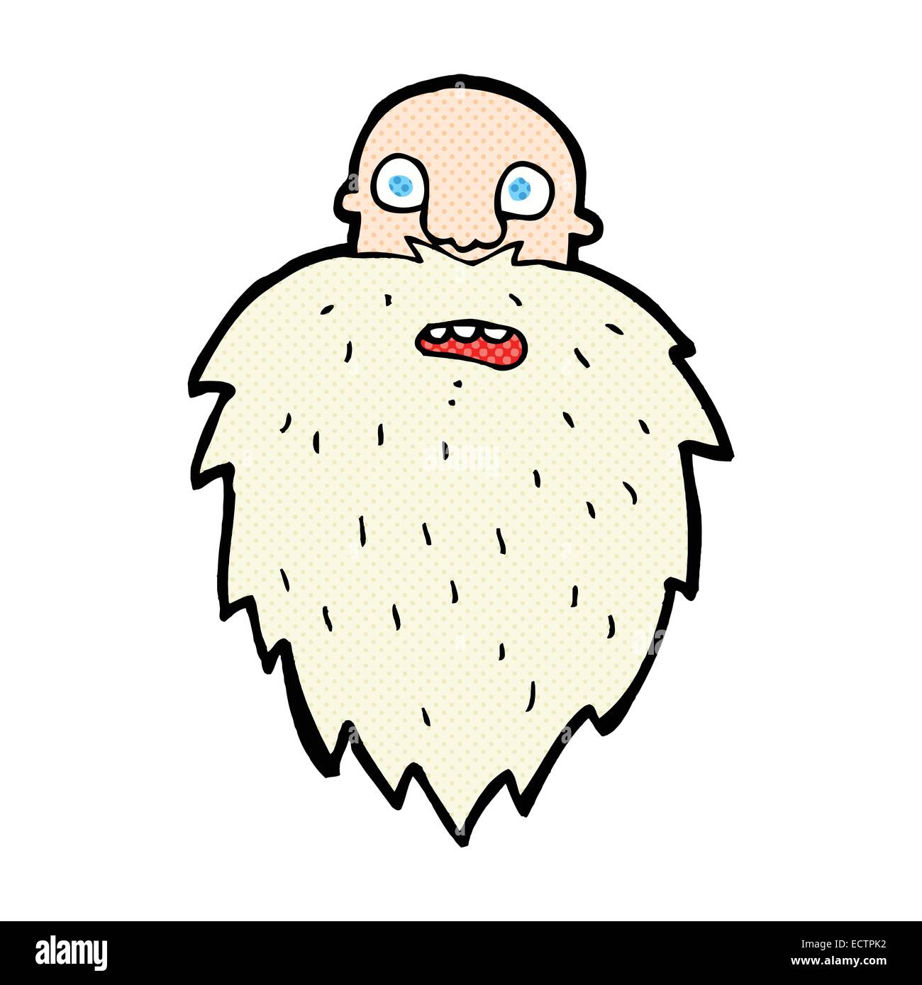 retro comic book style cartoon bearded man Stock Vector Image & Art - Alamy