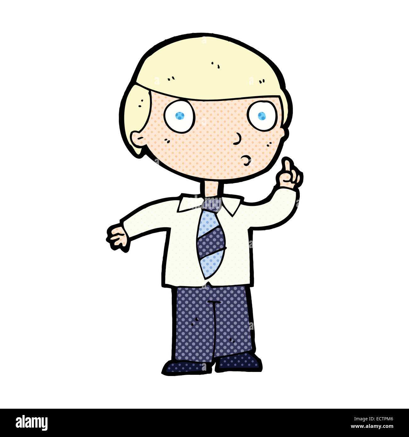 retro comic book style cartoon school boy Stock Vector Image & Art - Alamy