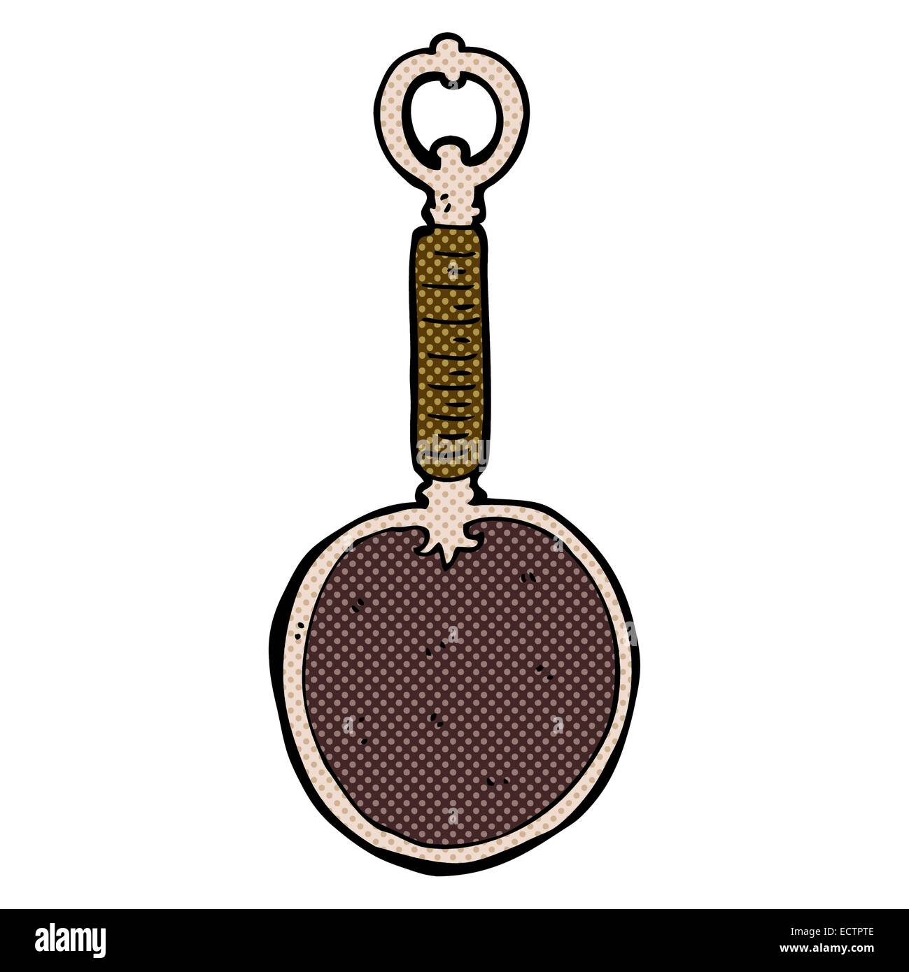 retro comic book style cartoon looking glass Stock Vector Image & Art ...