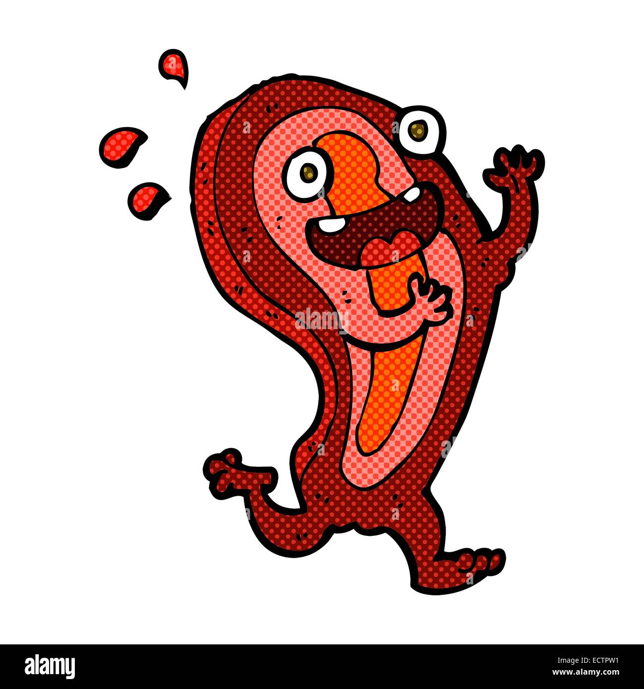 Cartoon character meat steak running hi-res stock photography and ...