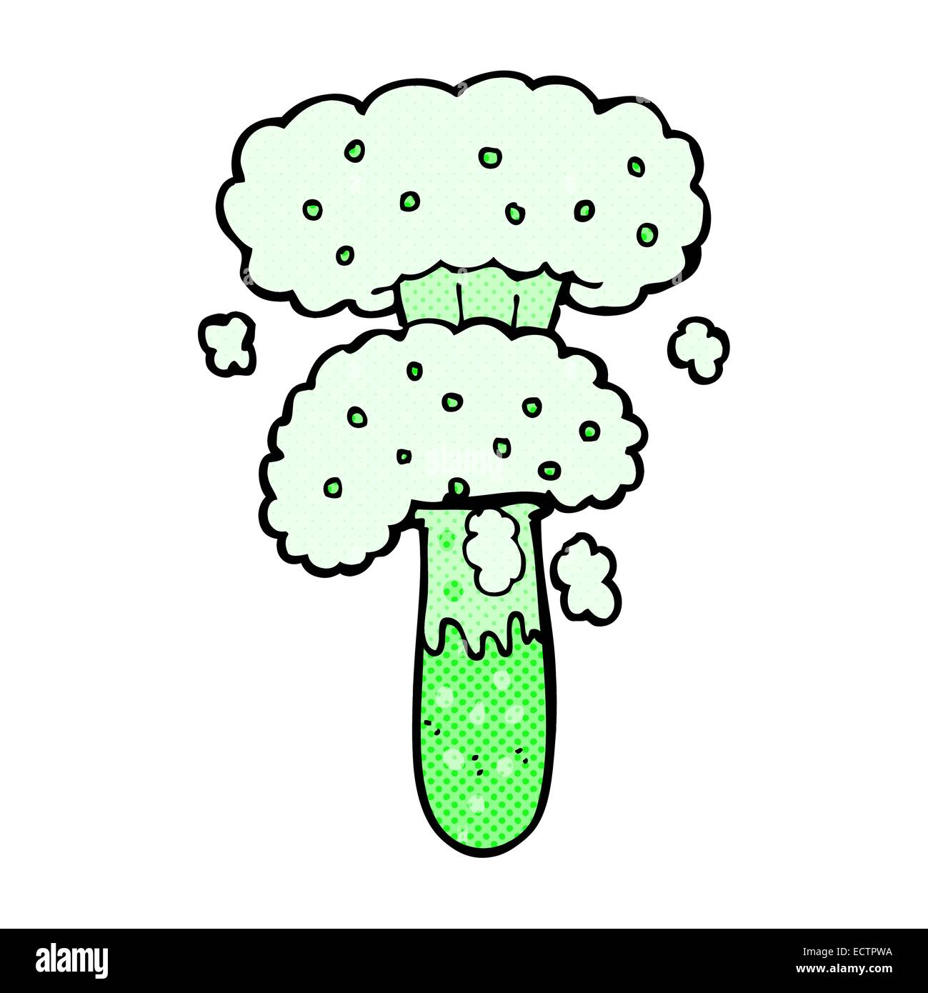 retro comic book style cartoon science experiment Stock Vector Image ...