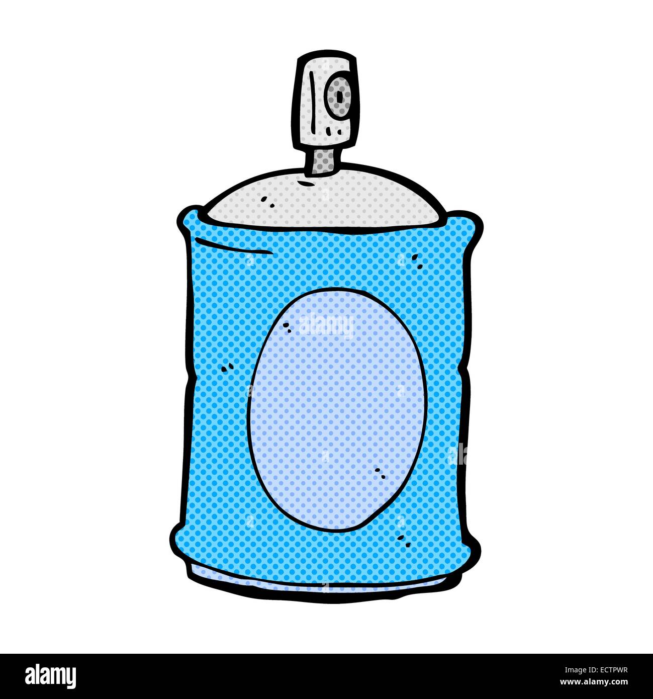 retro comic book style cartoon spray can Stock Vector Image & Art - Alamy