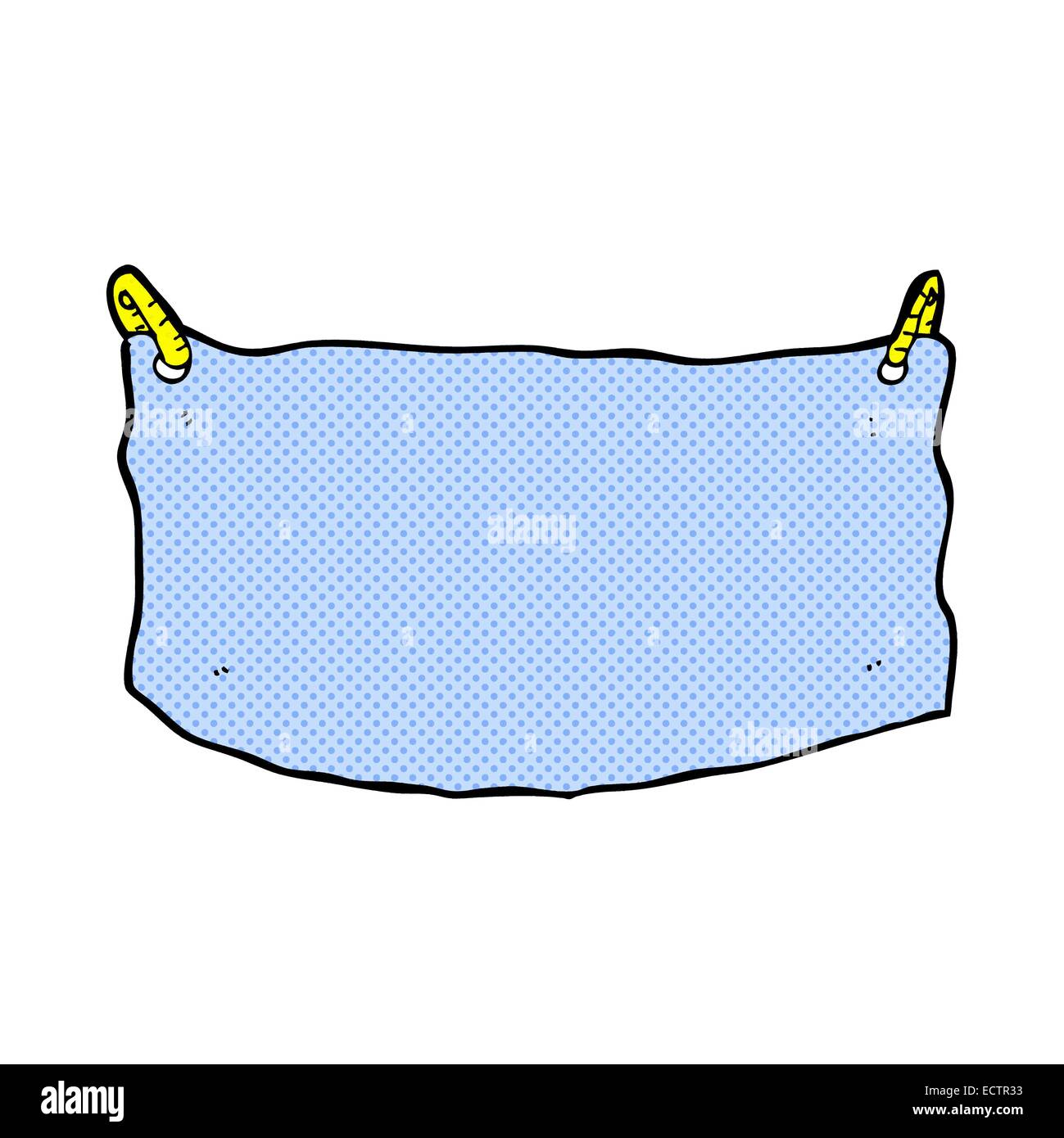 retro comic book style cartoon cloth banner Stock Vector Image & Art ...