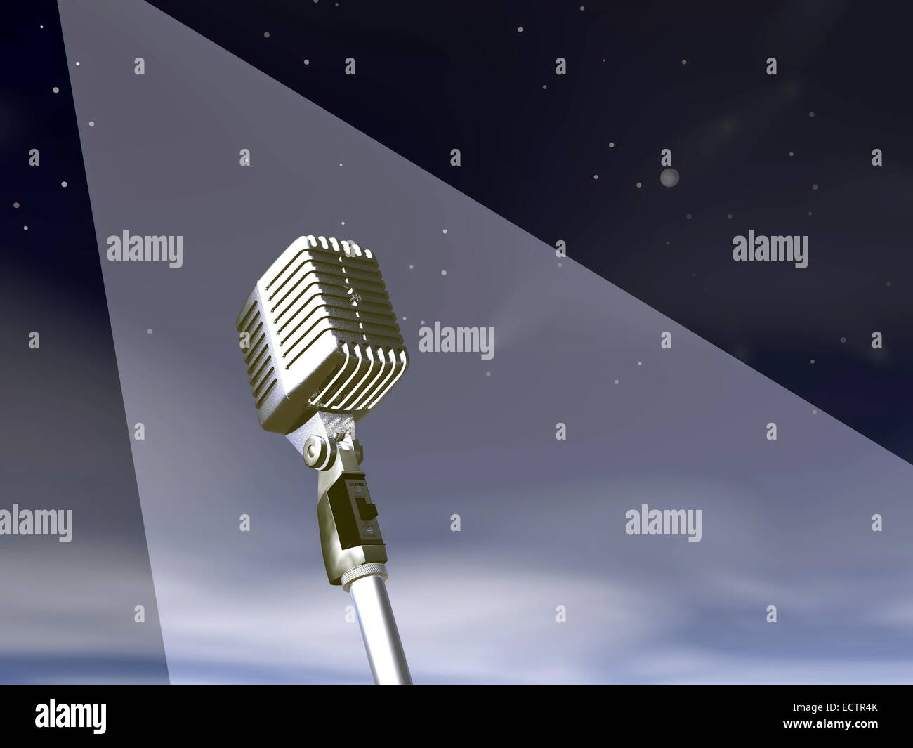 Musician on stage under spotlight hi-res stock photography and images ...