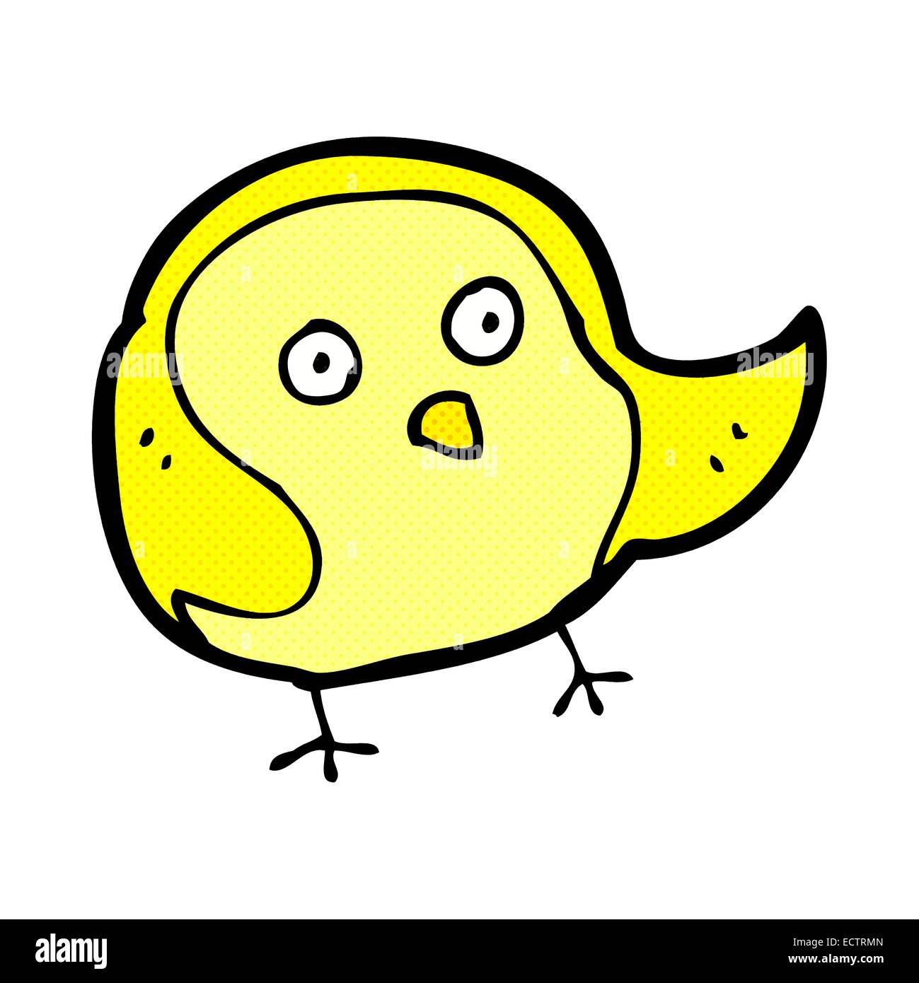 retro comic book style cartoon bird Stock Vector Image & Art - Alamy