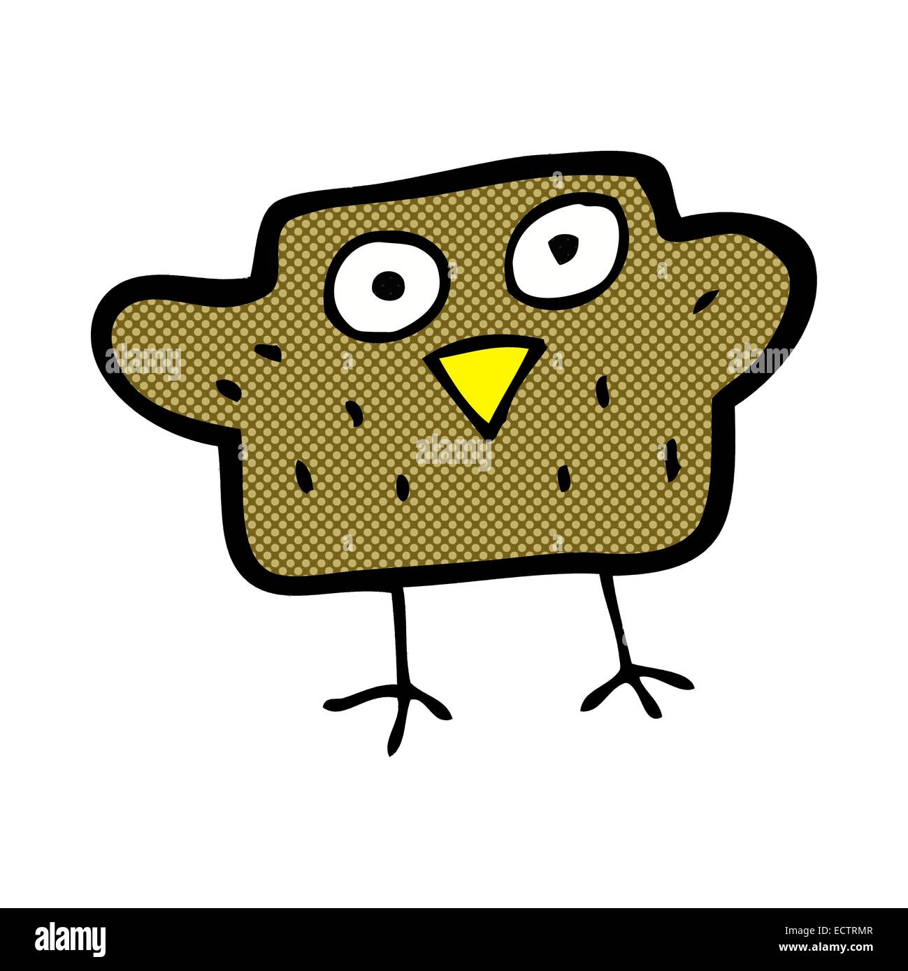 retro comic book style cartoon bird Stock Vector Image & Art - Alamy