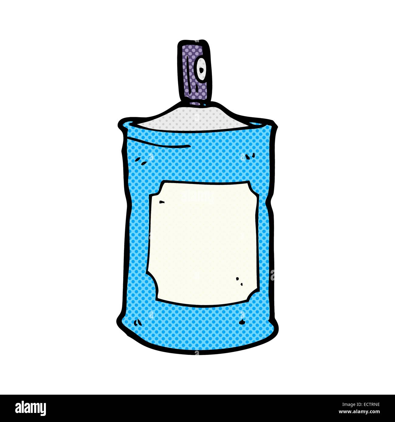 retro comic book style cartoon spray can Stock Vector Image & Art - Alamy