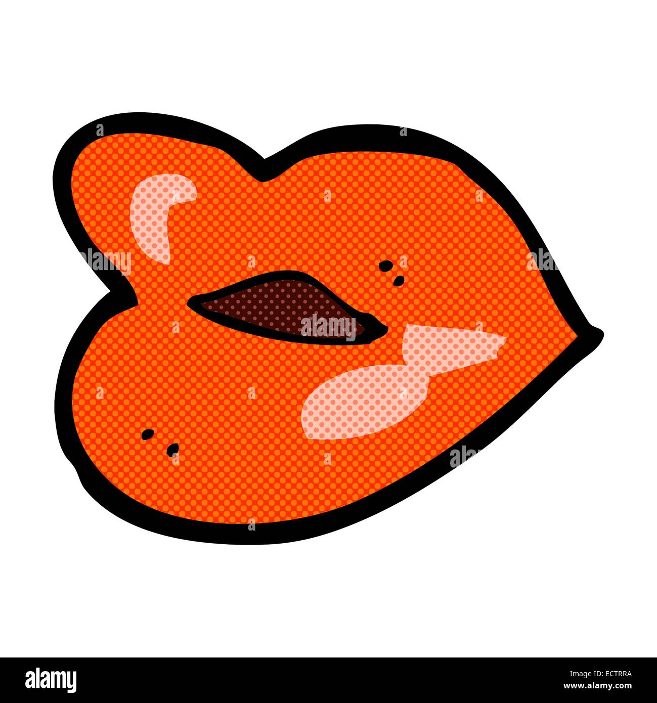 retro comic book style cartoon lips Stock Vector Image & Art - Alamy