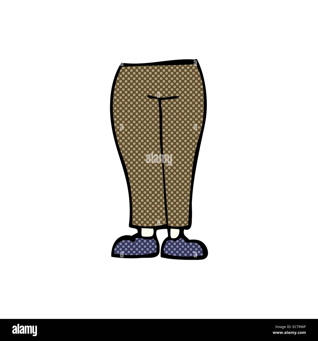 retro comic book style cartoon legs Stock Vector Image & Art - Alamy