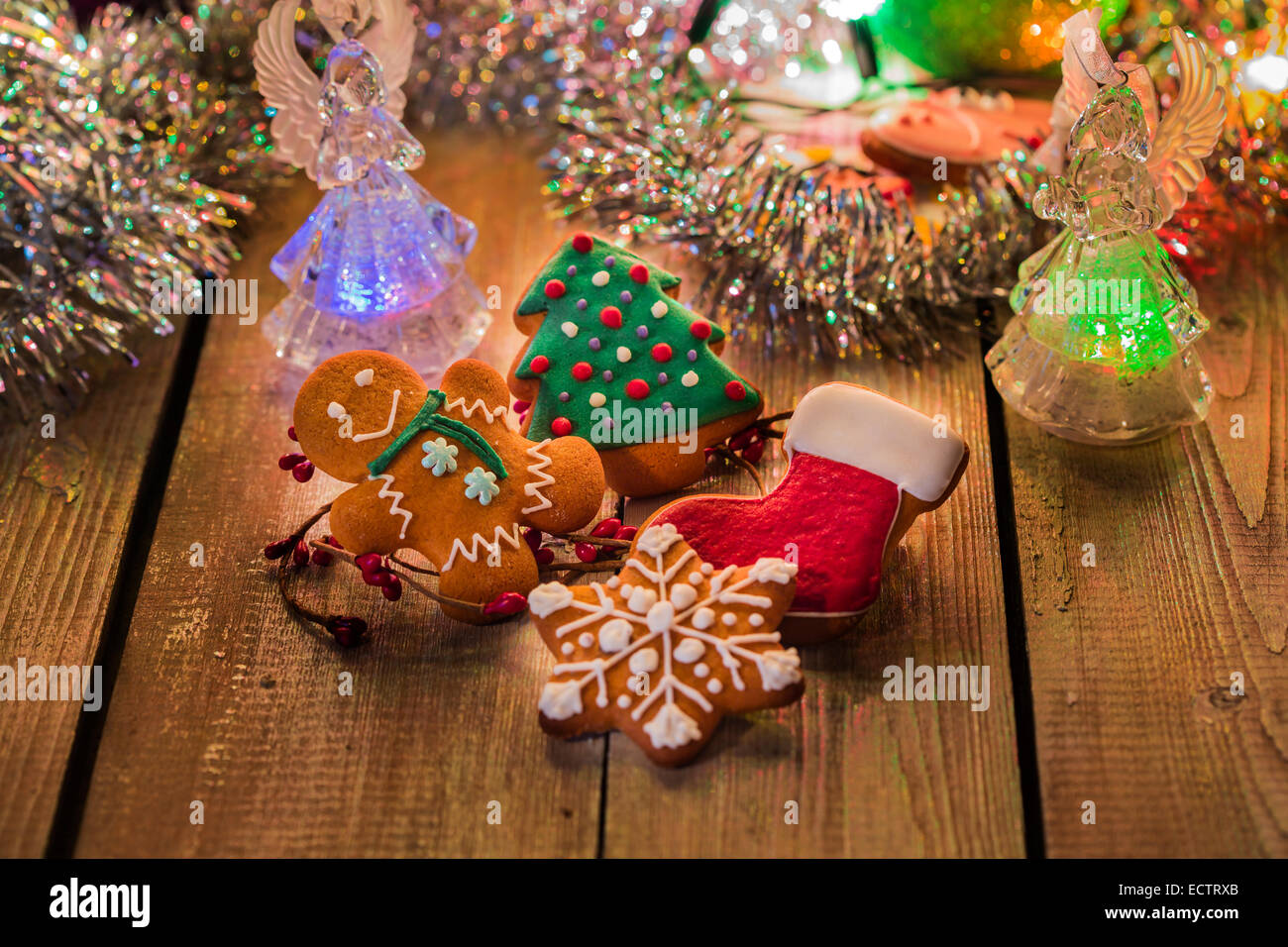 Christmas cookies table hi-res stock photography and images - Alamy