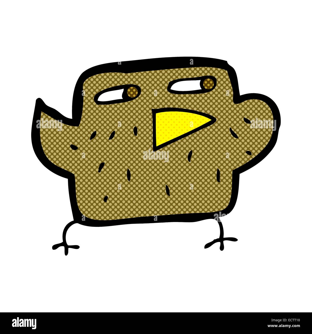 retro comic book style cartoon bird Stock Vector Image & Art - Alamy