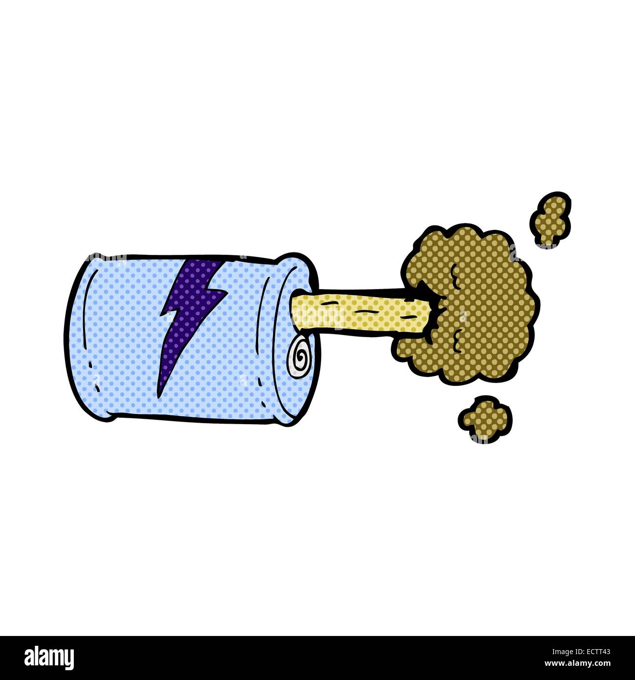 Cartoon fizzy drink can Cut Out Stock Images & Pictures - Alamy