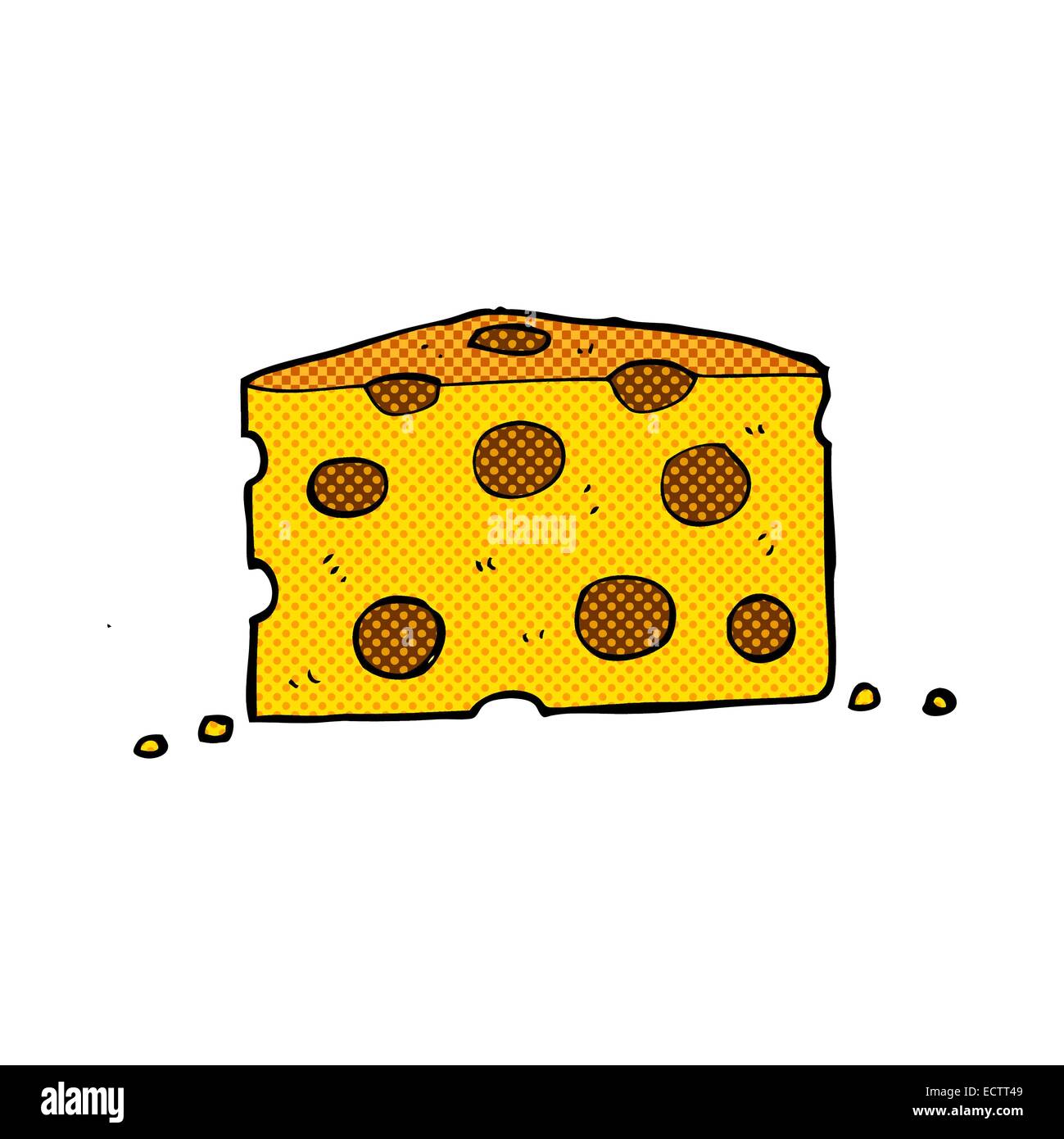 retro comic book style cartoon cheese Stock Vector Image & Art - Alamy