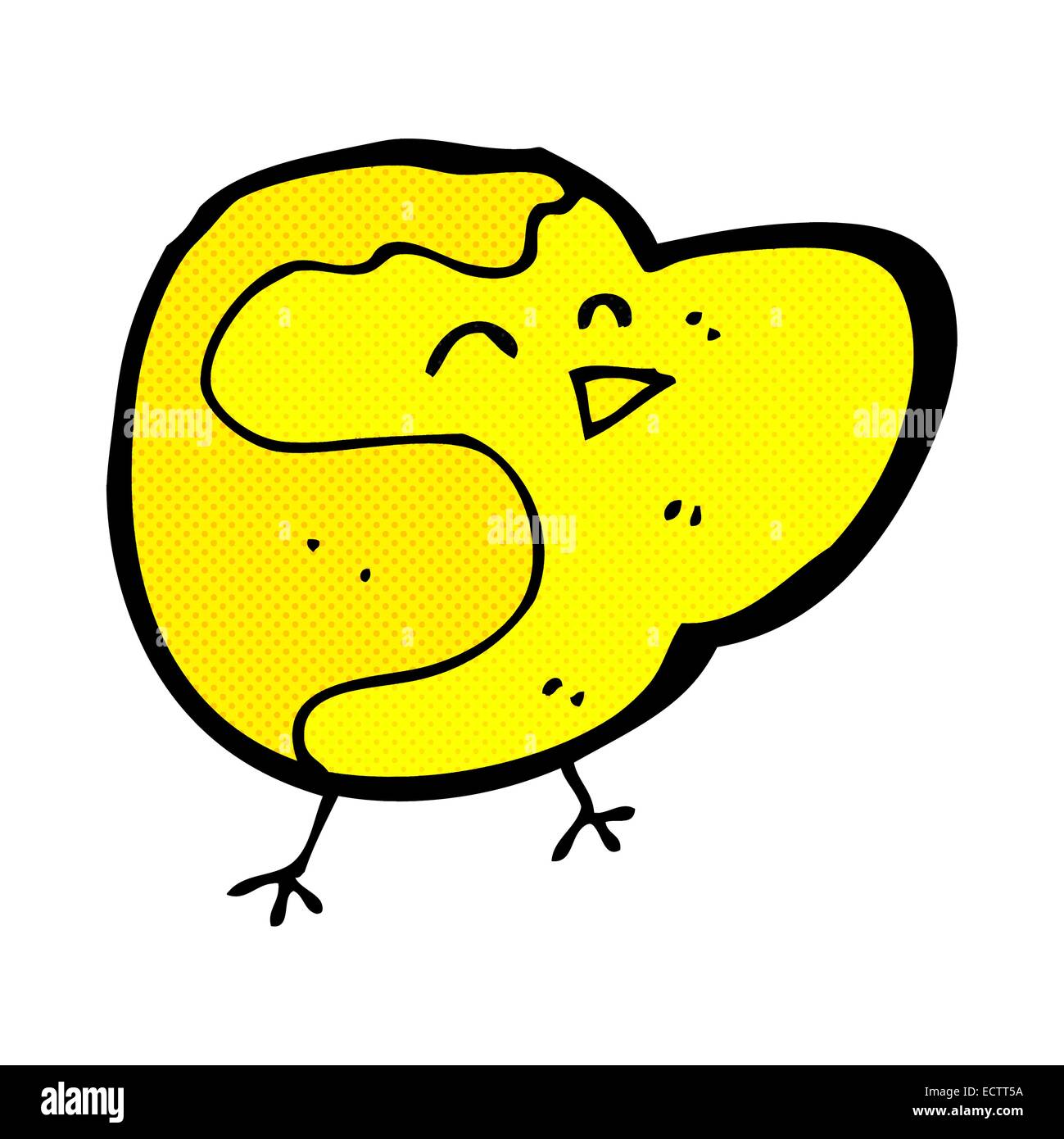 retro comic book style cartoon bird Stock Vector Image & Art - Alamy